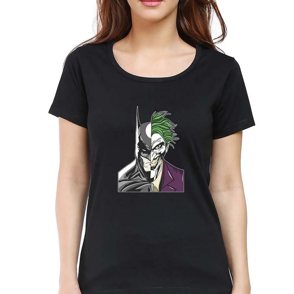 BATMAN Joker Split Face Print Langarm T-Shirt | online kaufen - MANOR