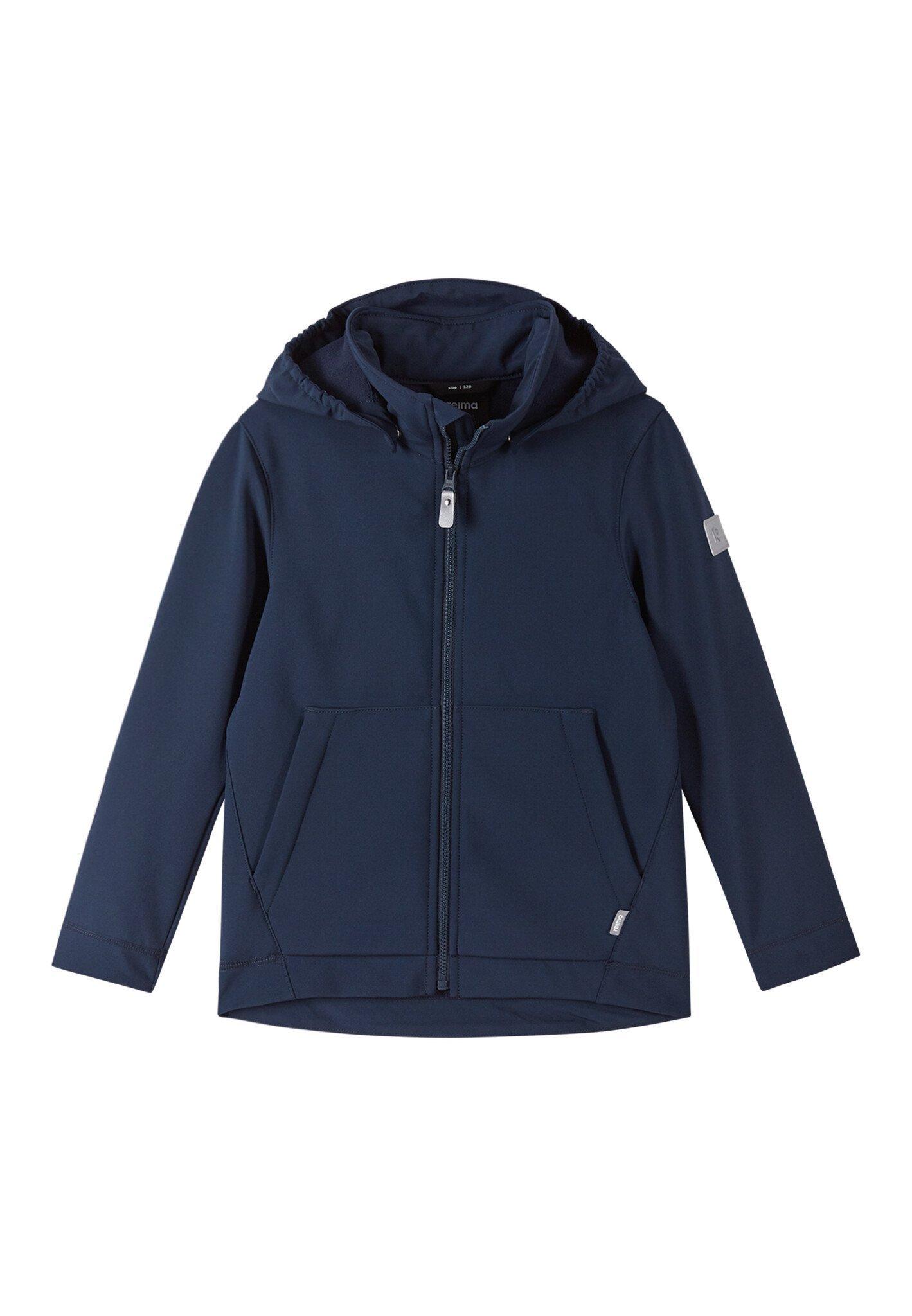 Reima tec Kinder Softshelljacke Koivula Navy | online kaufen - MANOR