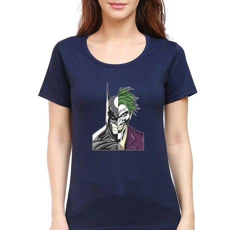 BATMAN Joker Split Face Print Langarm T-Shirt | online kaufen - MANOR