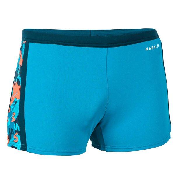 NABAIJI Boxer de Bain Natation Garçon - Yokob - Bleu mer / Orange ...