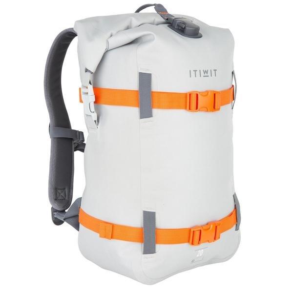 ITIWIT Wasserfester Rucksack 20L hellgrau | online kaufen - MANOR