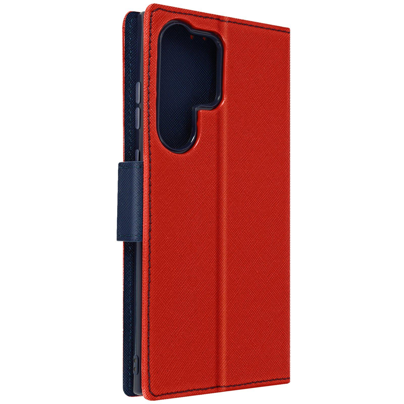 Fancy Cover Samsung Galaxy S23 Ultra Rot | MANOR