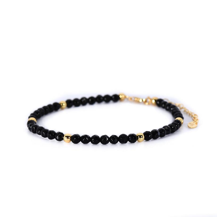 Balibay Dilara Fusskette mit Onyx & Silber vergoldet | online kaufen ...