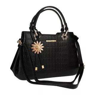 Gallantry Sac à main Géométrique Marguerite Noir | acheter en ligne - MANOR