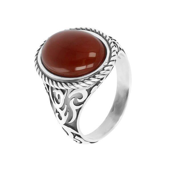 ALBERT M. Chevalier Silberring mit harten Steinen gewebt | online ...