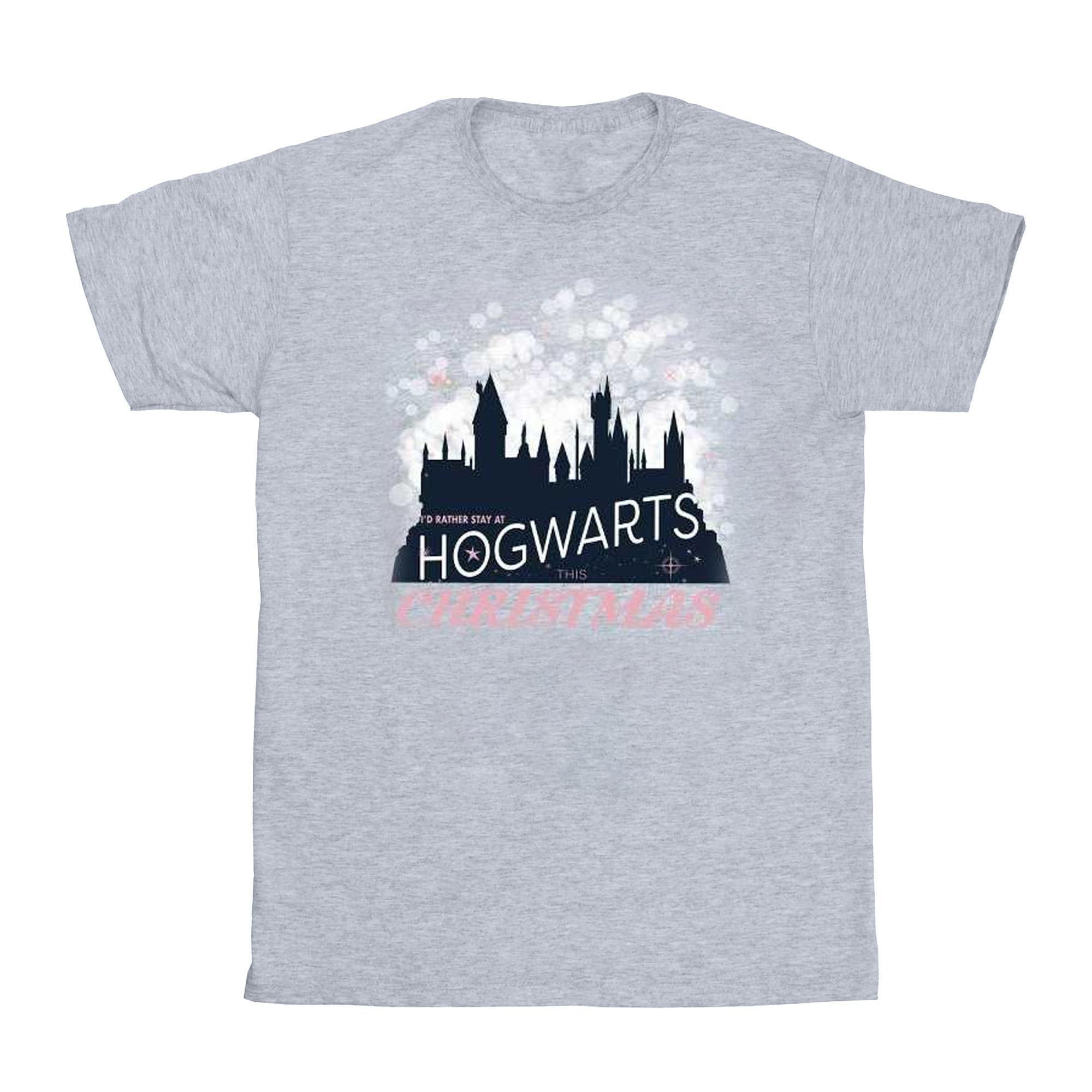 HARRY-POTTER T-Shirt Noël Château de Poudlard | acheter en ligne - MANOR