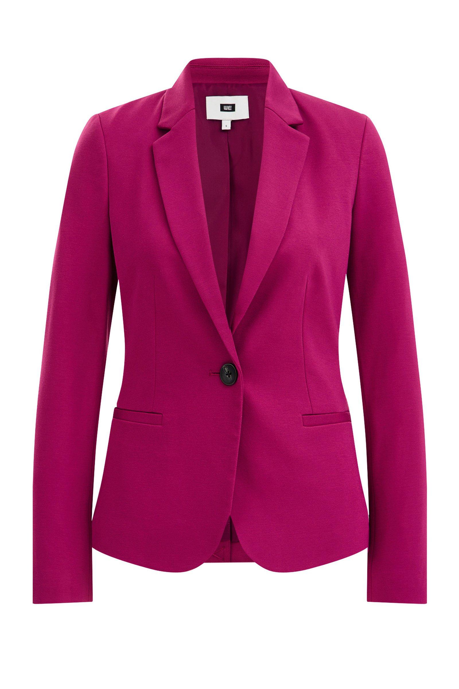 WE Fashion Dames Getailleerde Jersey Stretch Blazer | online kaufen - MANOR