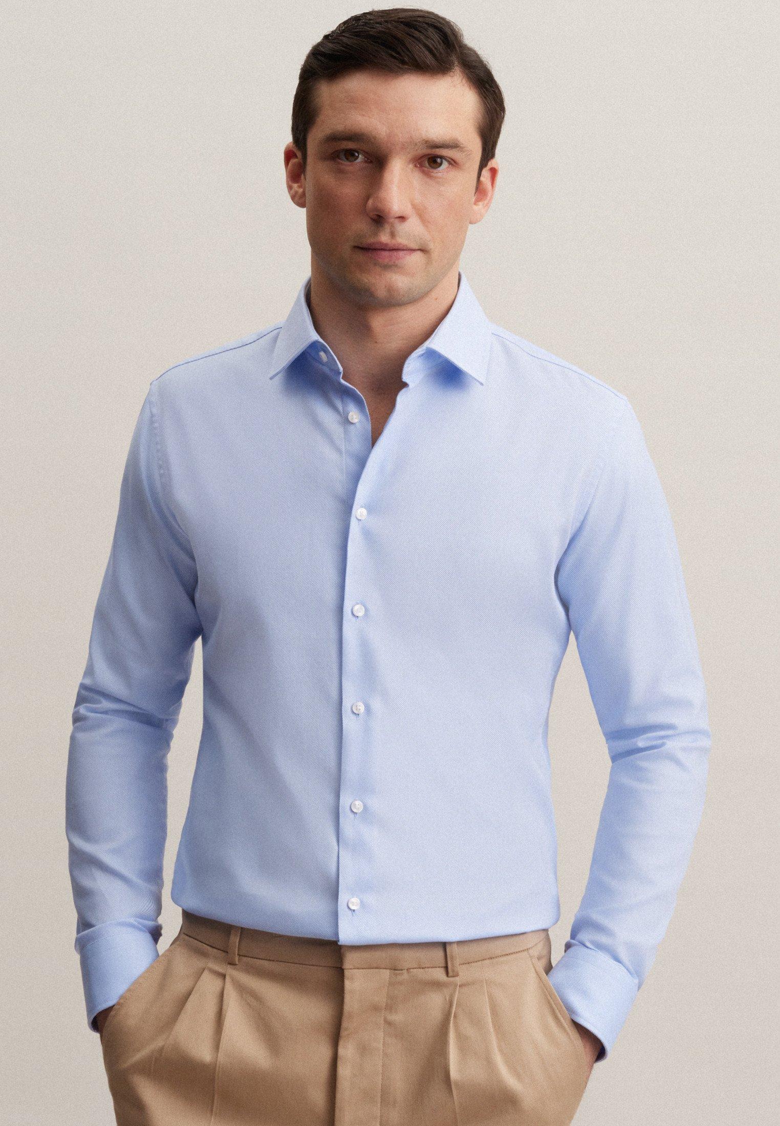 Seidensticker Business Hemd X-Slim Fit Langarm Uni | online kaufen - MANOR