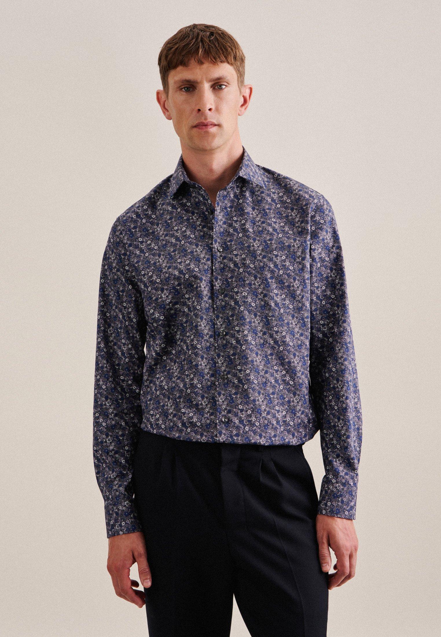 Seidensticker Business Hemd Regular Fit Langarm Floral | online kaufen ...