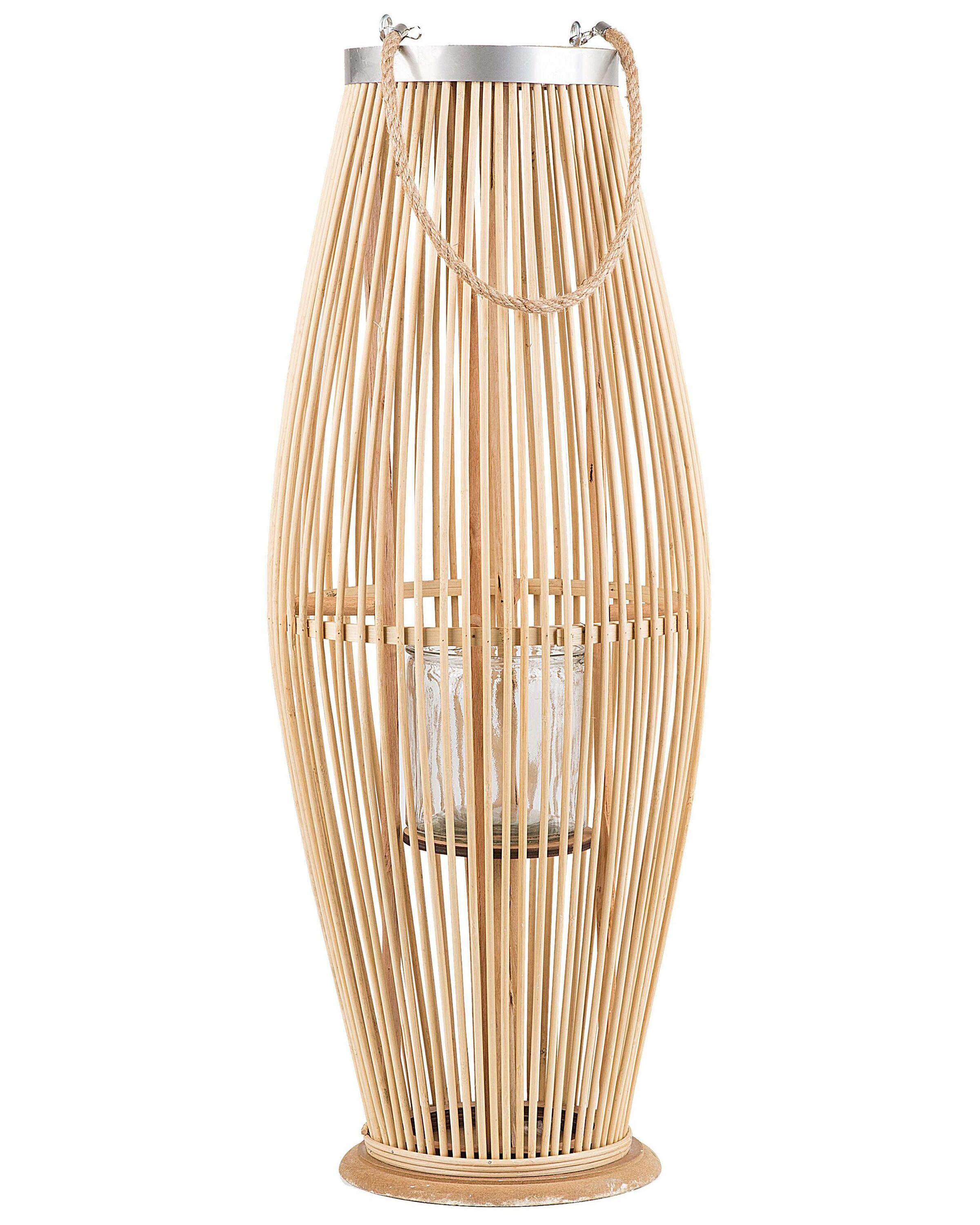 Beliani Laterne aus Bambusholz Boho TAHITI | online kaufen - MANOR