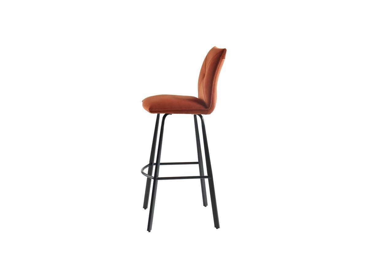 Vente-unique Barhocker 2erSet Samt Metall Terracotta INDILANE | online ...