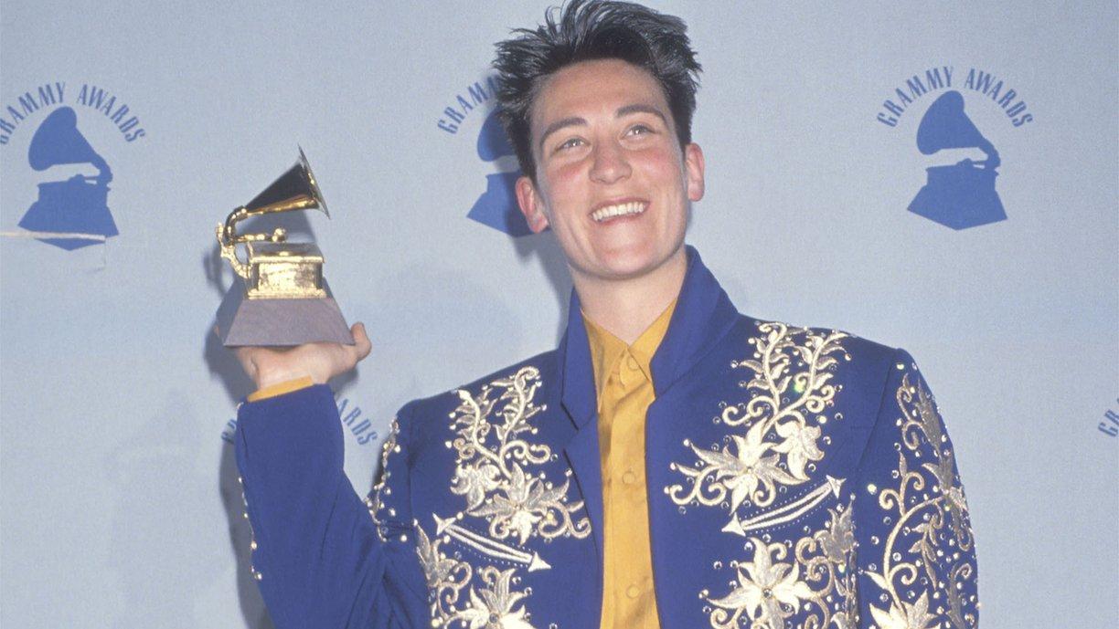 GRAMMY Rewind: K.D. Lang Honors Her First GRAMMY Win With A Celebratory ...