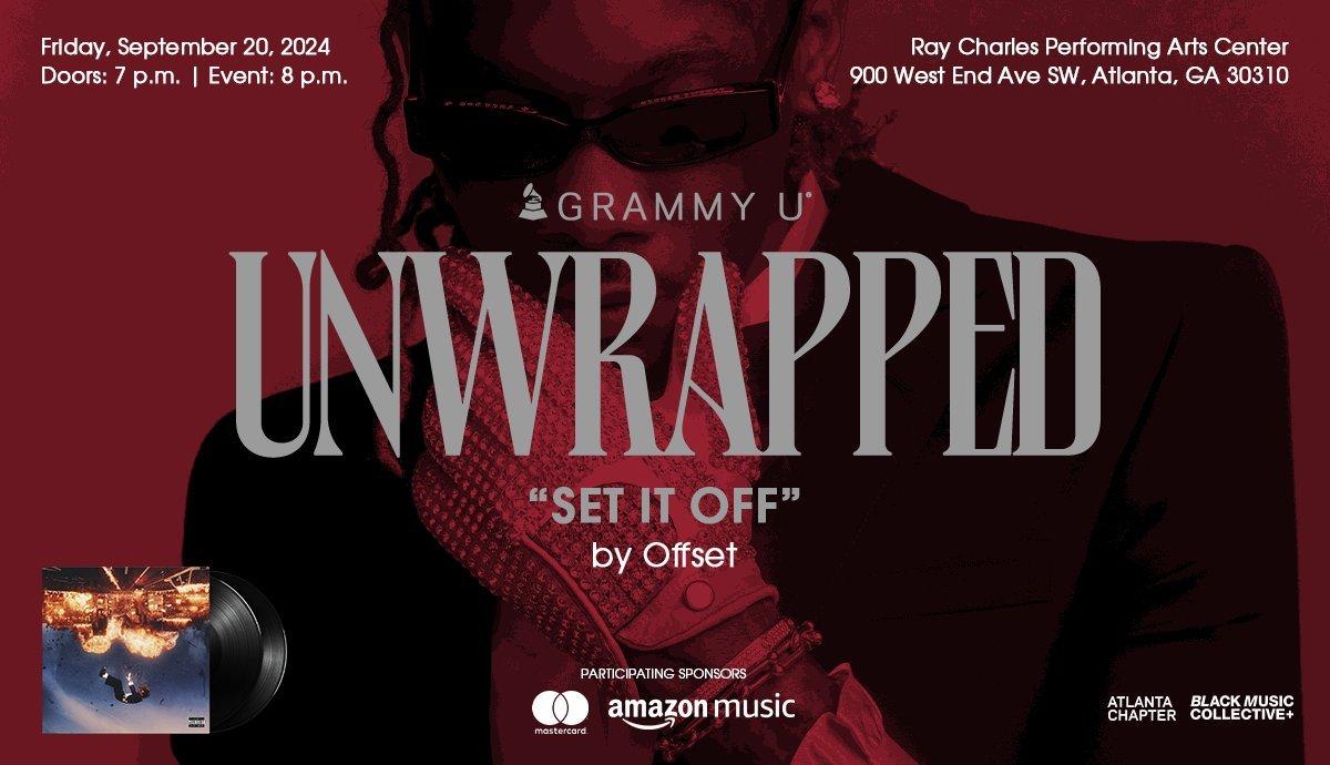 GRAMMY U Unwrapped: Offset To Explore The Creative Vision Behind 'SET ...