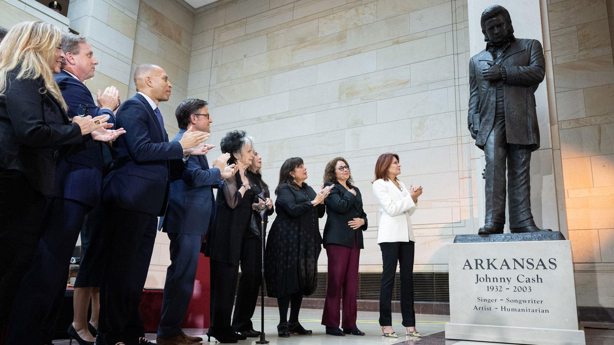 Johnny Cash Honored As First Musician With A Statue In U.S. Capitol’s ...