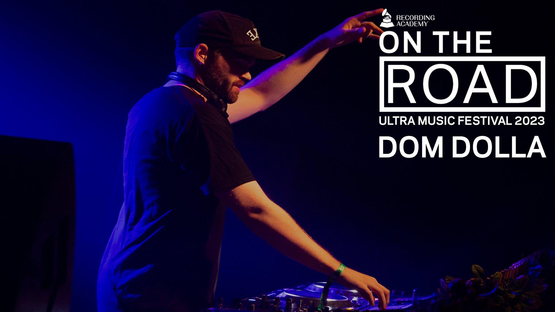 Watch Dom Dolla Open Up Backstage At Ultra Music Fest 2023 | On The Road | GRAMMY.com
