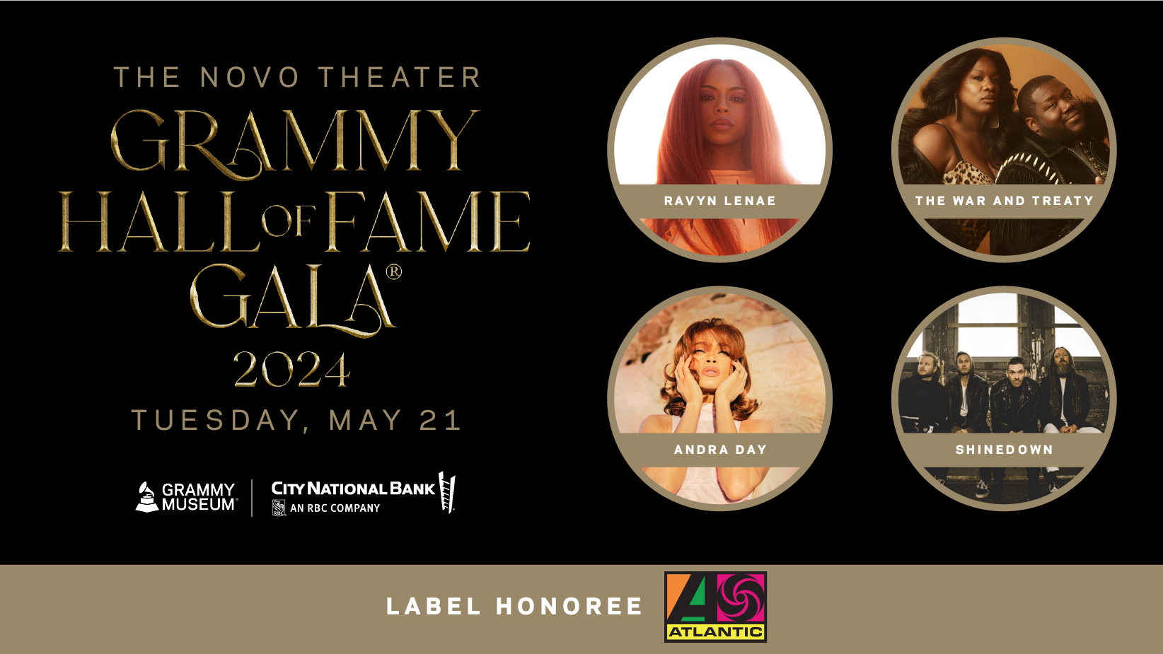 GRAMMY Hall Of Fame Gala 2024 Performers Announced: Andra Day, The War And Treaty, Ravyn Lenae ...