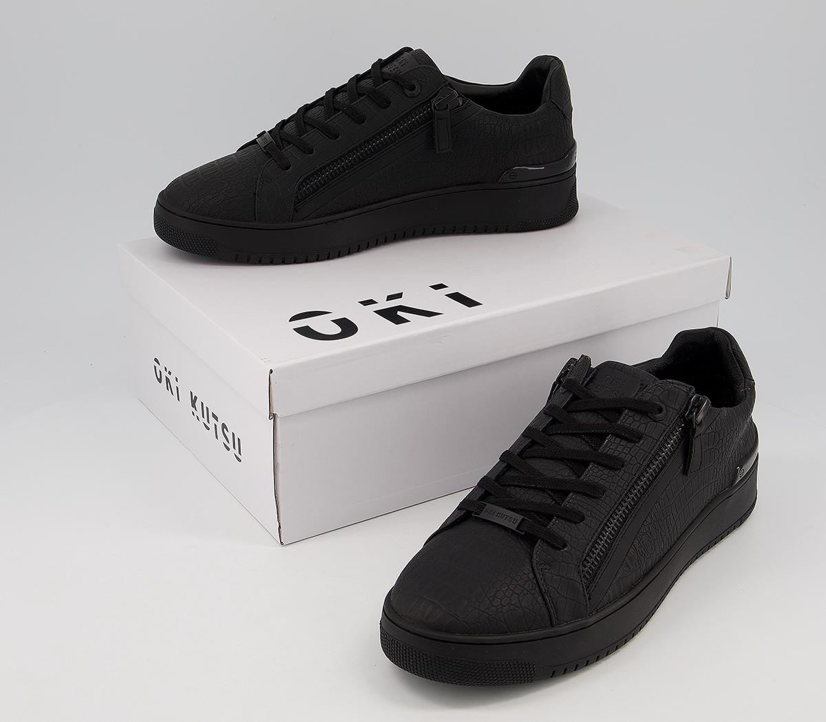 Oki Kutsu Odyssey Low Top Trainers Black - Casual