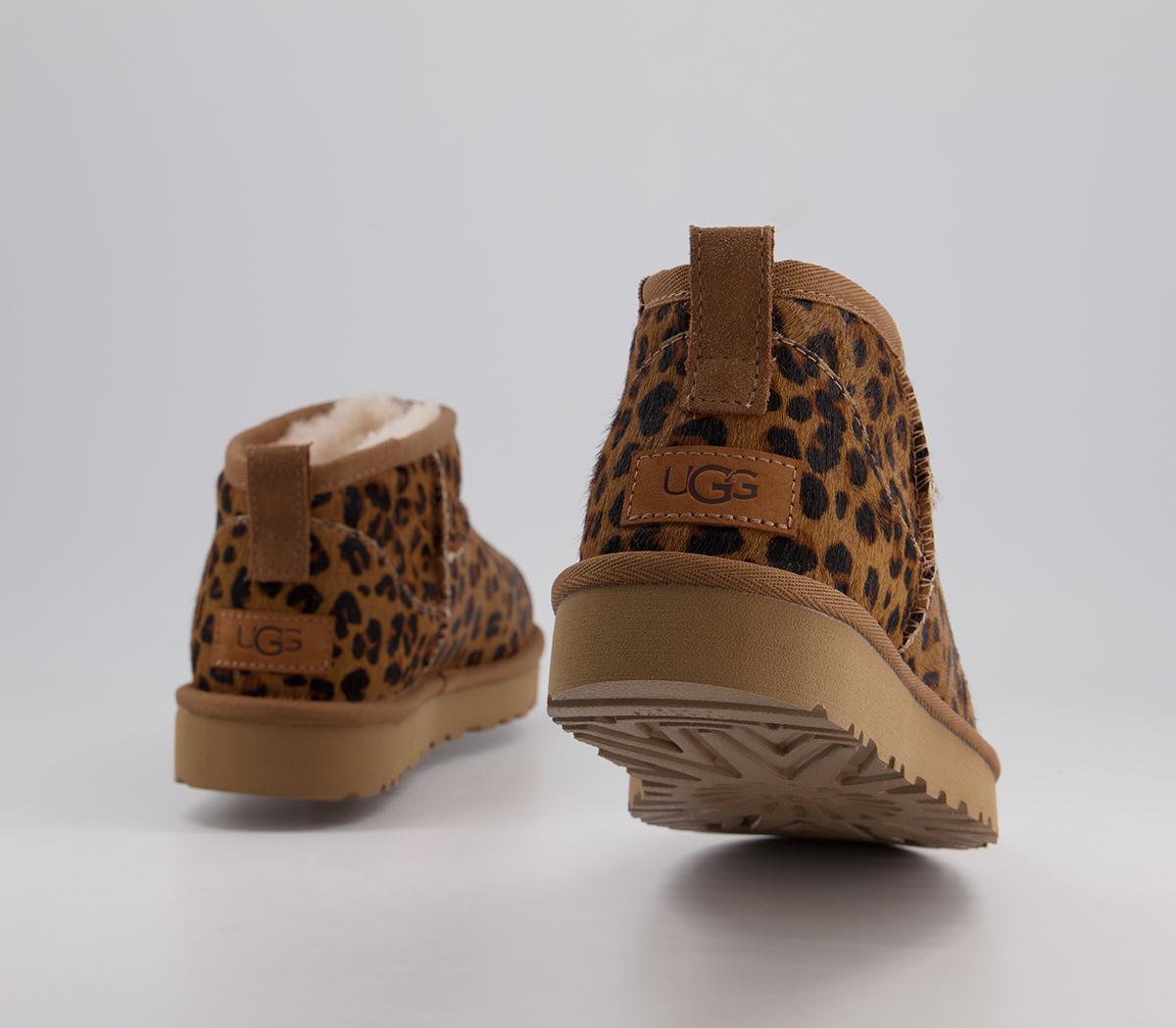 UGG Classic Ultra Mini Boots Leopard - Ankle Boots