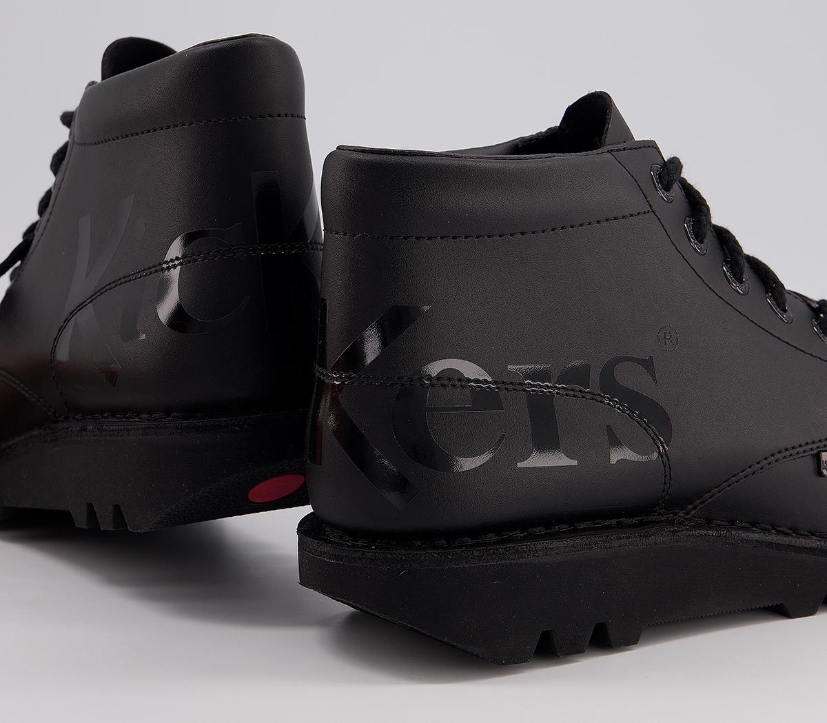 Kickers Kick Hi Luxx Black - Back To School Shoes