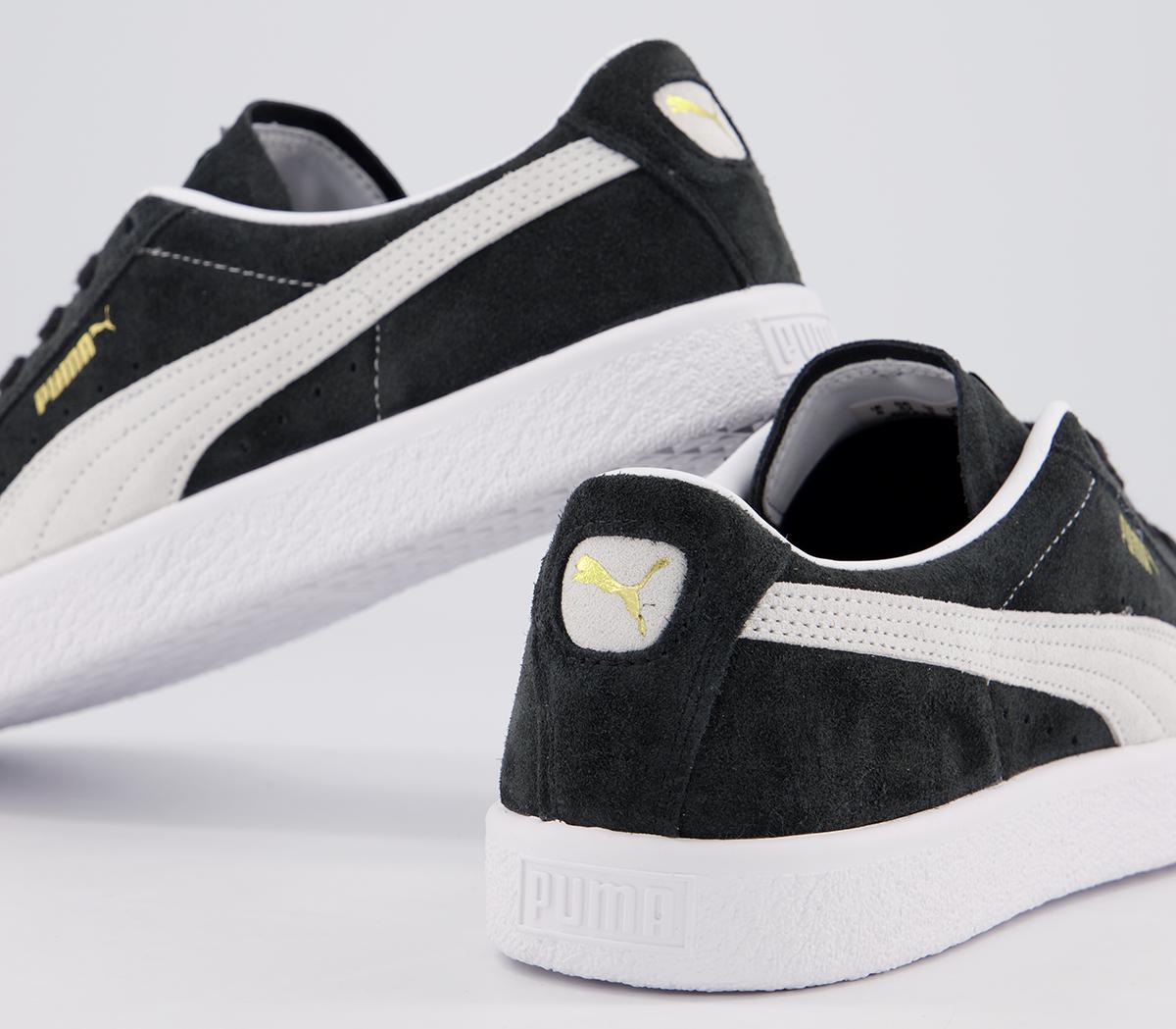 Puma Suede Vintage Trainers Puma Black Puma White - His trainers