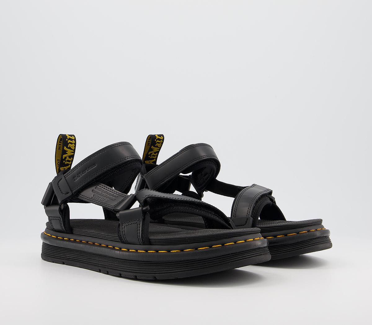 Dr. Martens Dm Suicoke Depa Sandals Black Smooth - Men’s Sandals