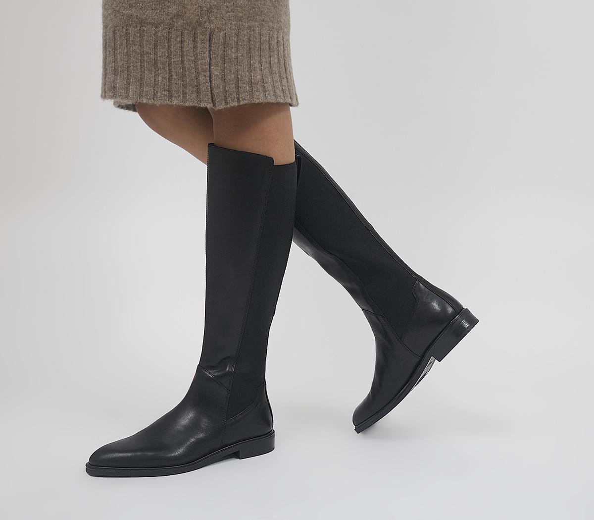 Vagabond Shoemakers Frances Knee High Boots Black - Knee High Boots