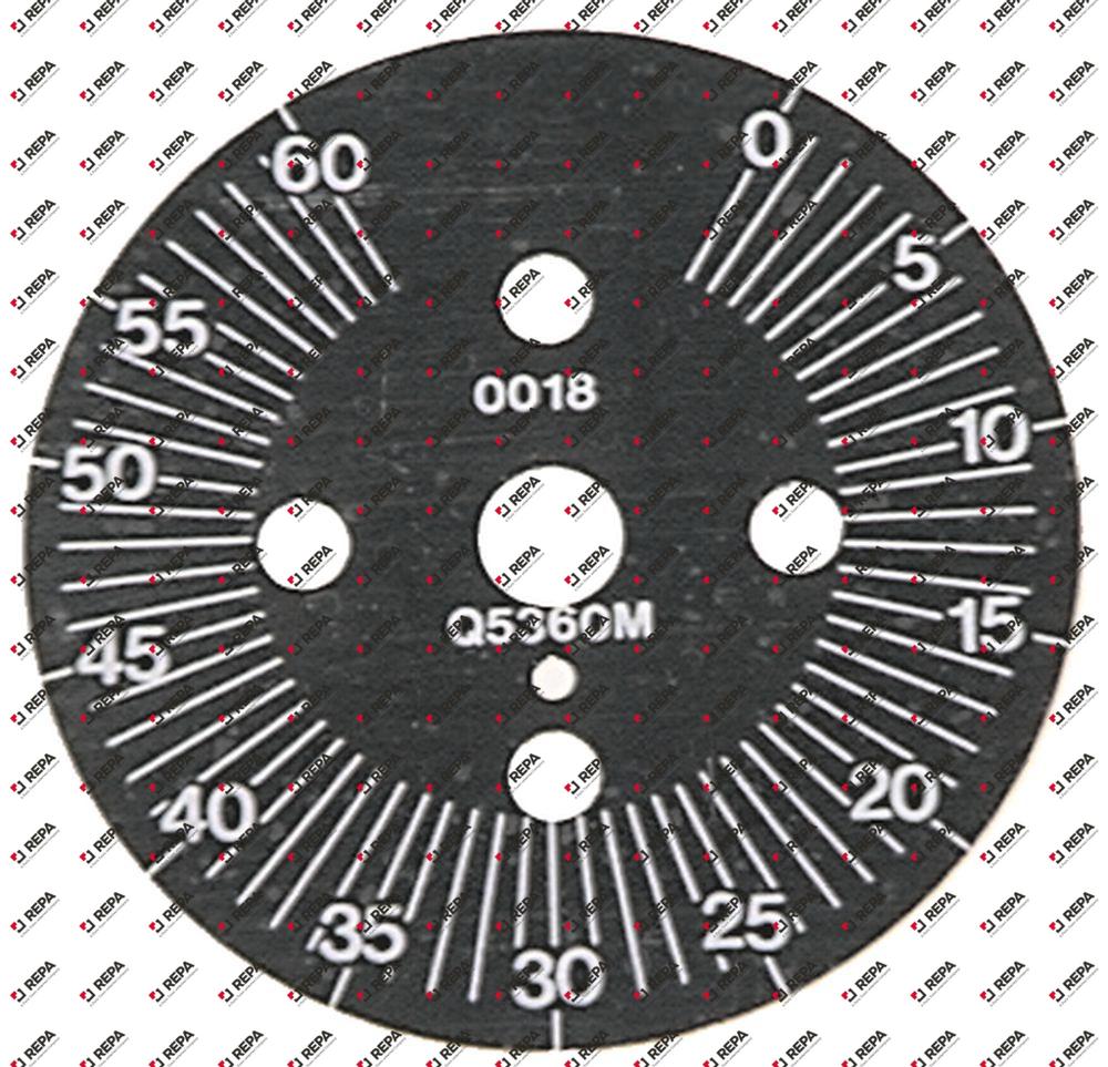 disque gradué graduation 60min infini non 1103 | horecatiger