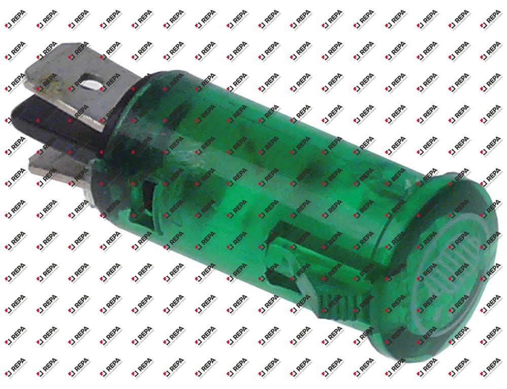 Signallampe ø 13mm grün 230V 359571 | gastrotiger