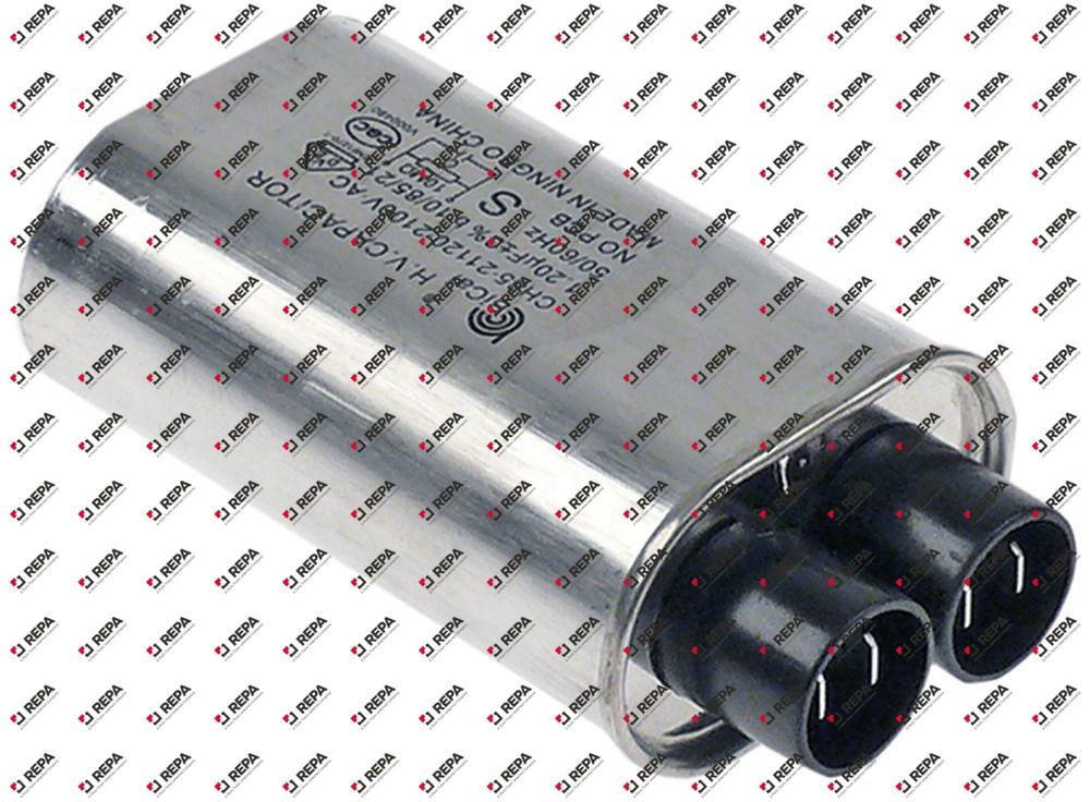 HV capacitor 1,2µF 2100V aluminium 365185 | Horecatiger
