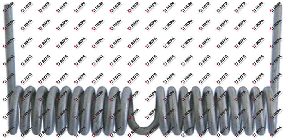 Drehfeder ø 22mm L1 119mm L2 64mm L3 64mm 7000 | gastrotiger
