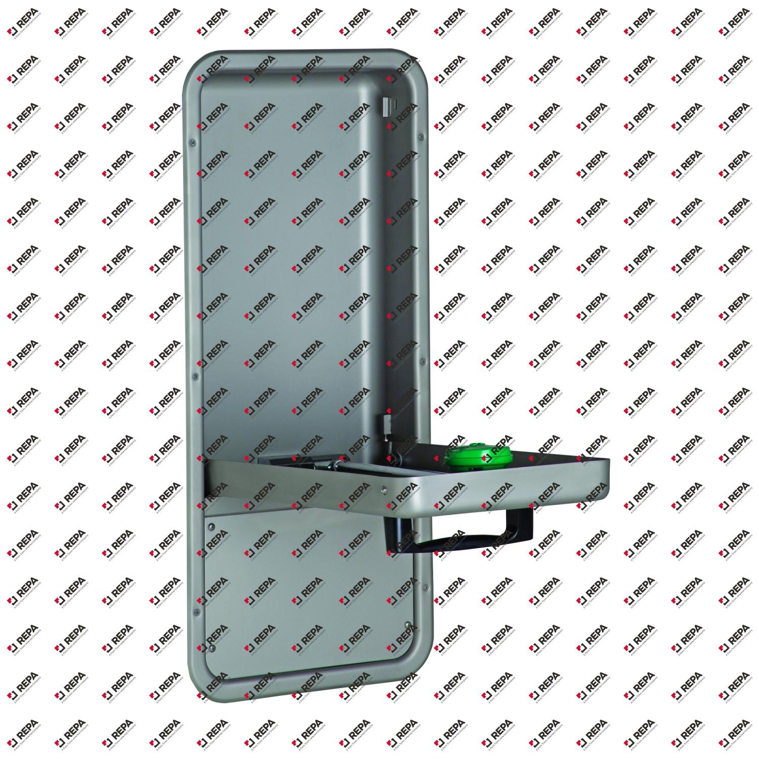 Stainless steel recessed wall mounted eye/face 821453 | Gastrotiger
