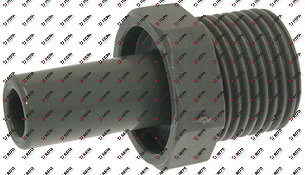 Rohrsteckverbinder John Guest gerade Gewinde 3/8 LF3349579 | Gastrotiger