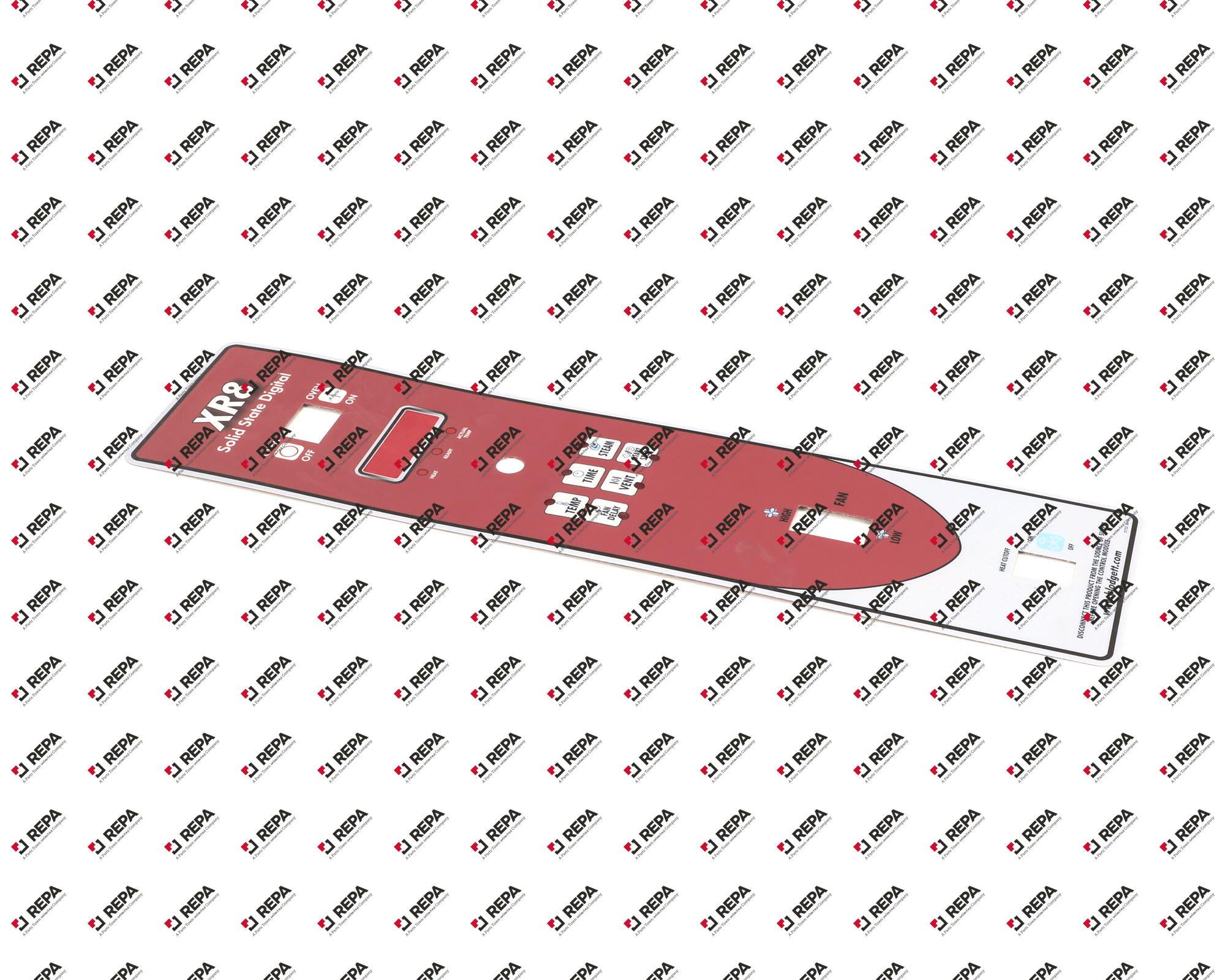 DECAL, CONTROL XR8G SSD 2 SPD PT00128510 | Gastrotiger