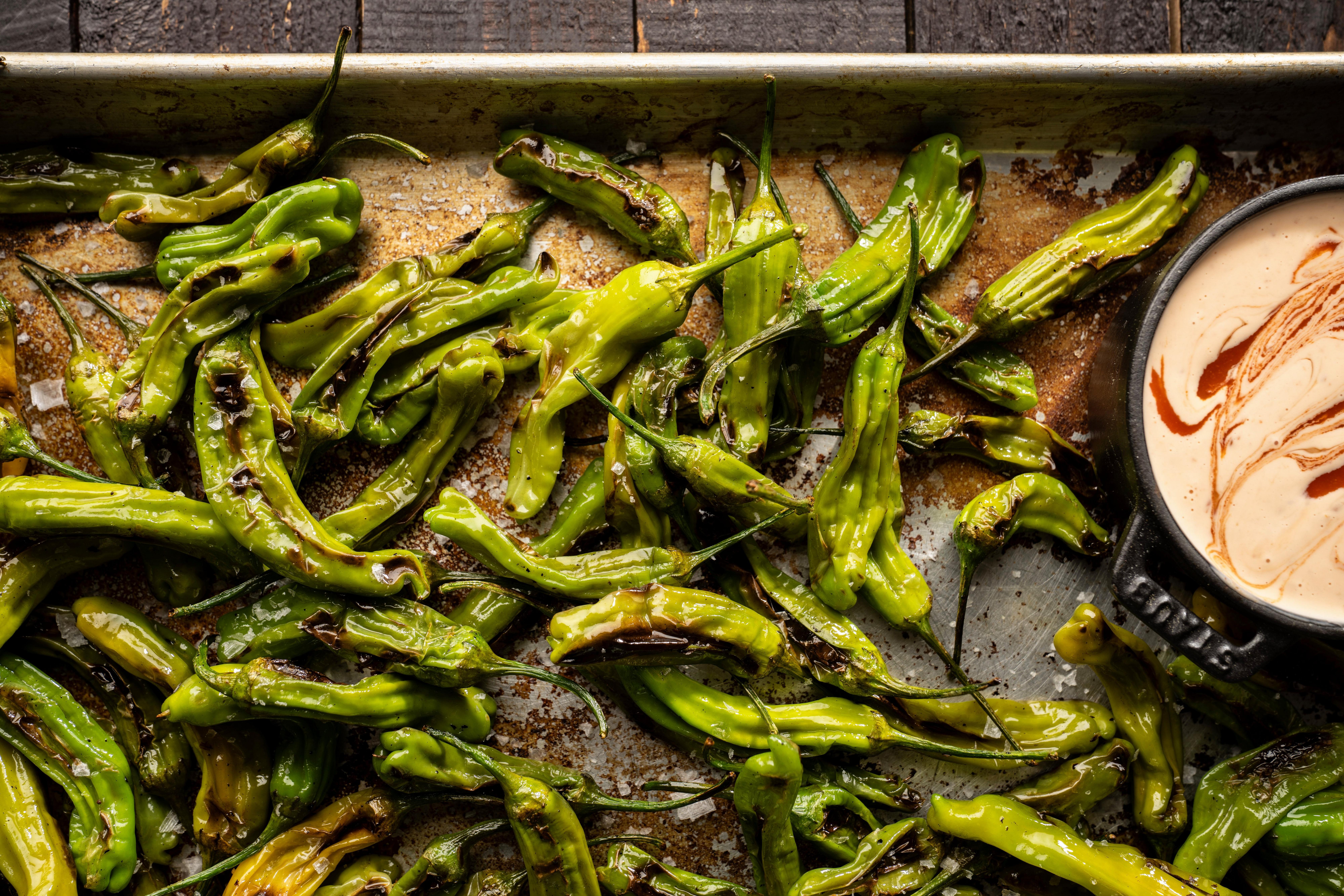 Blistered Shishito Peppers - Traeger Grills