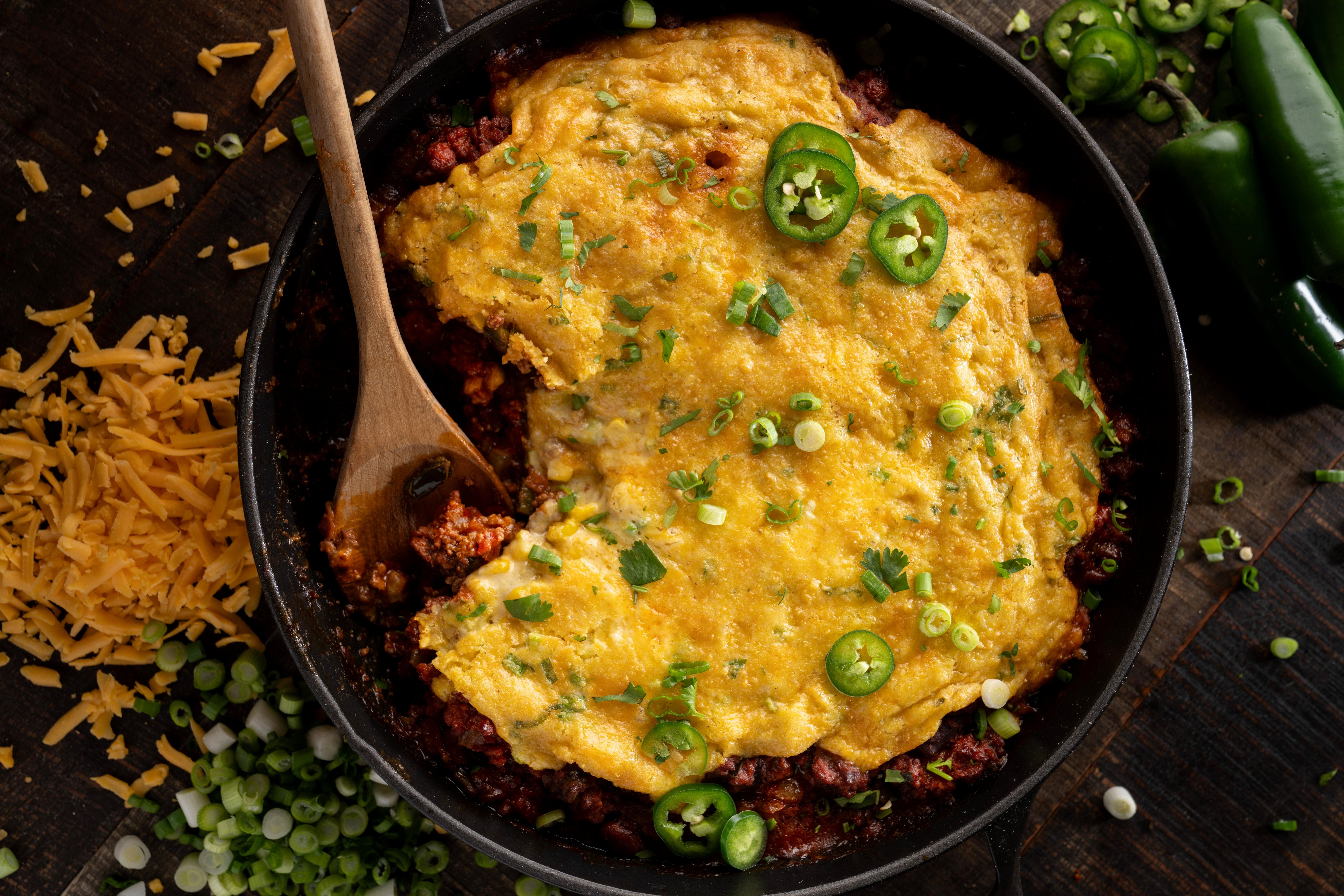 Cornbread Chili Casserole - Traeger Grills