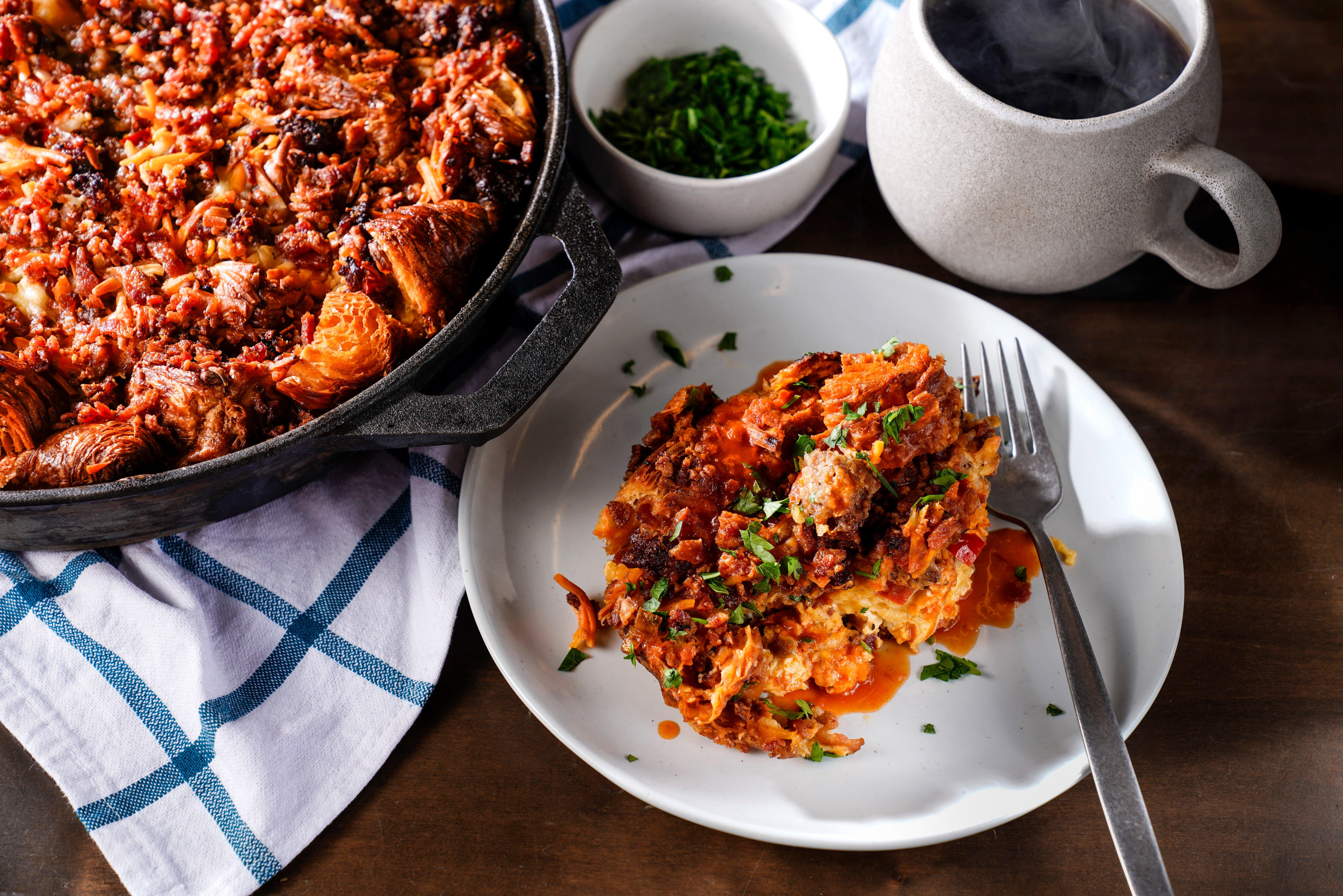 Make-Ahead Loaded Breakfast Casserole Recipe | Traeger Grills