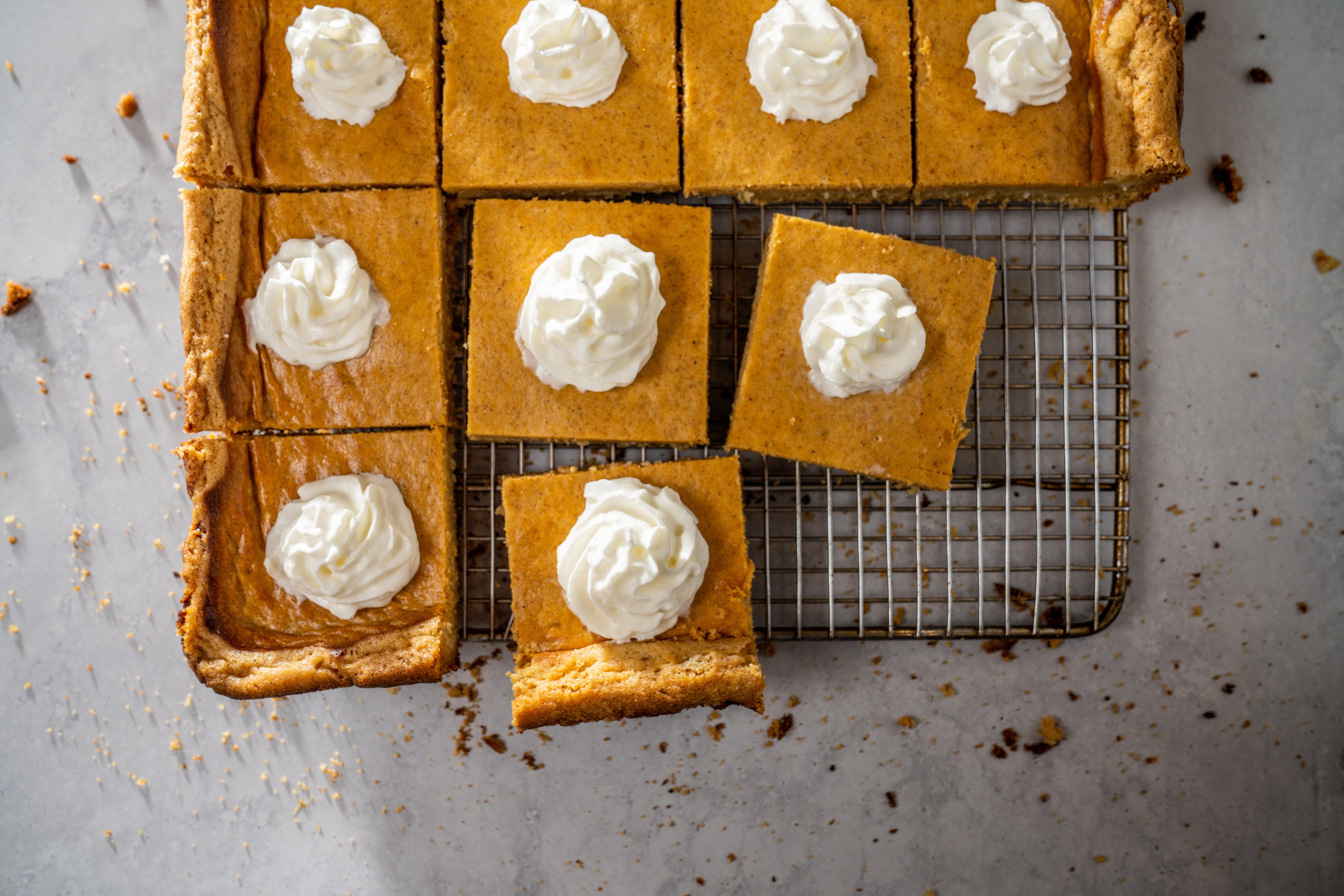 Pumpkin Cheesecake Bars Recipe - Traeger Grills