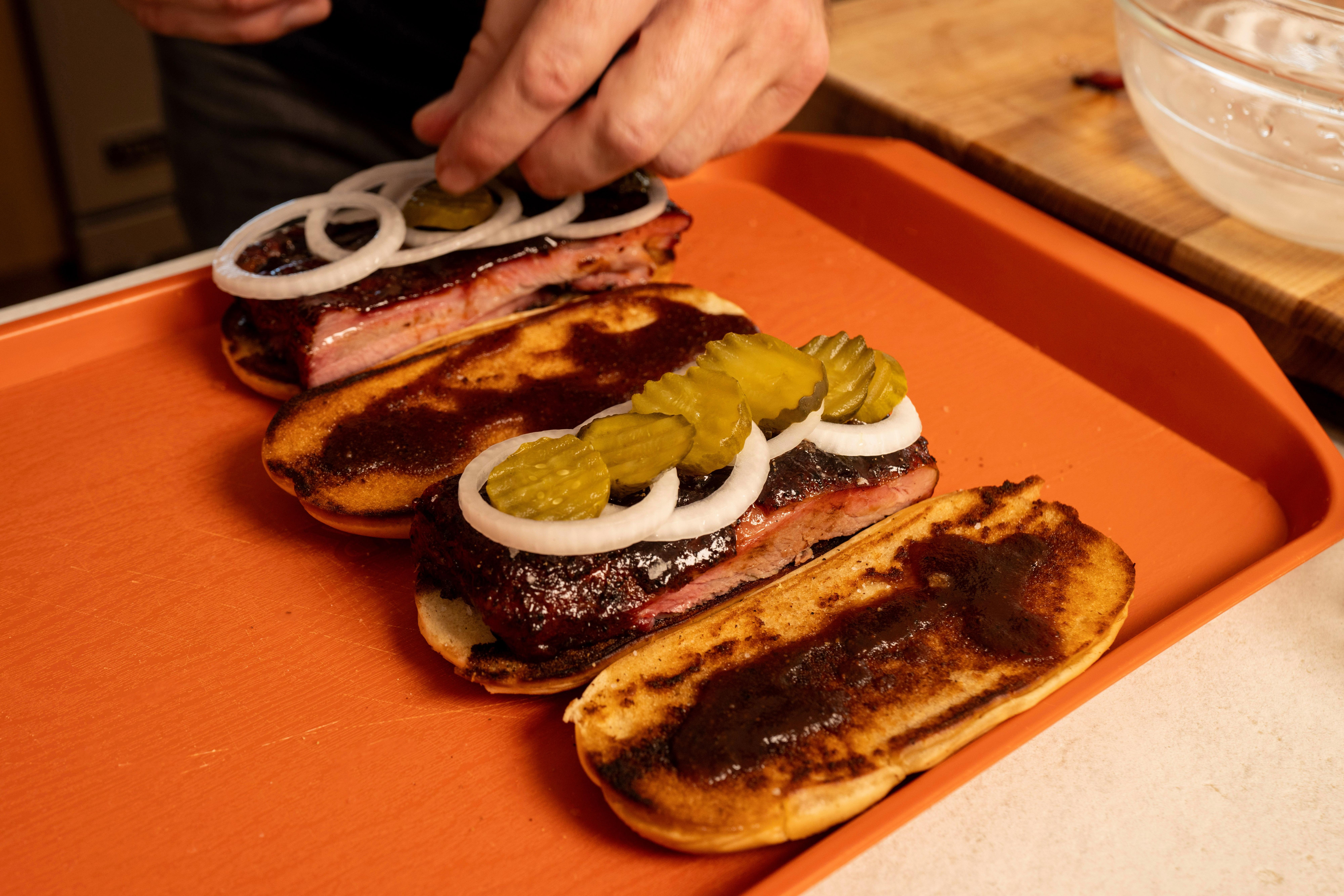 Smoked Boneless Rib Sandwich - Traeger Grills