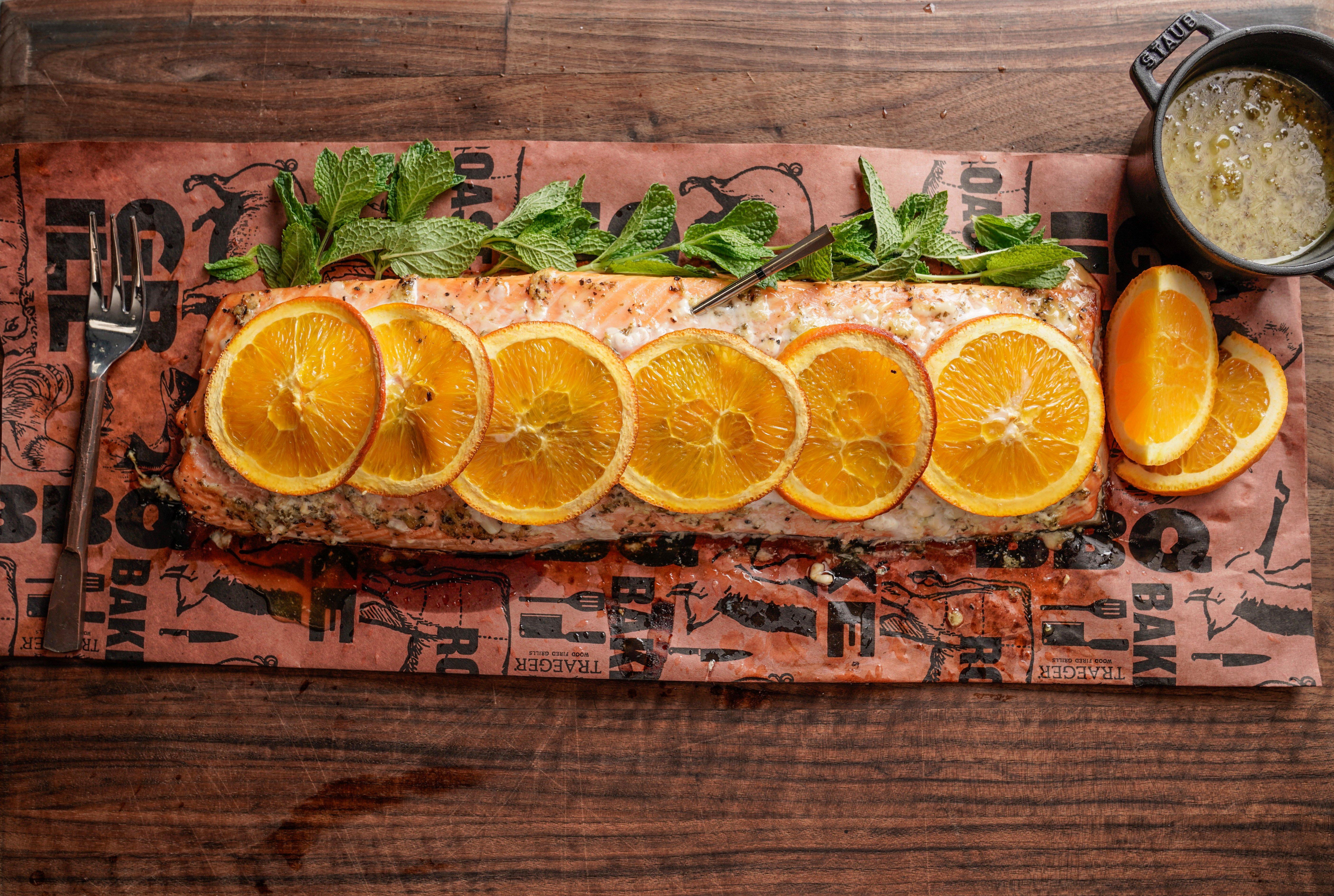 Salmon with Sesame Ginger Glaze - Traeger Grills