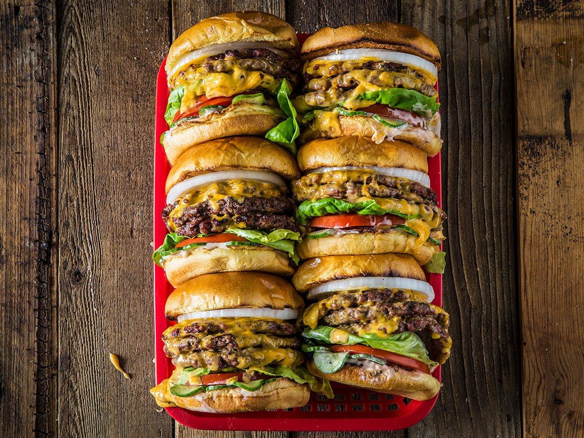 Grilled Triple Cheeseburger Recipe | Traeger Grills