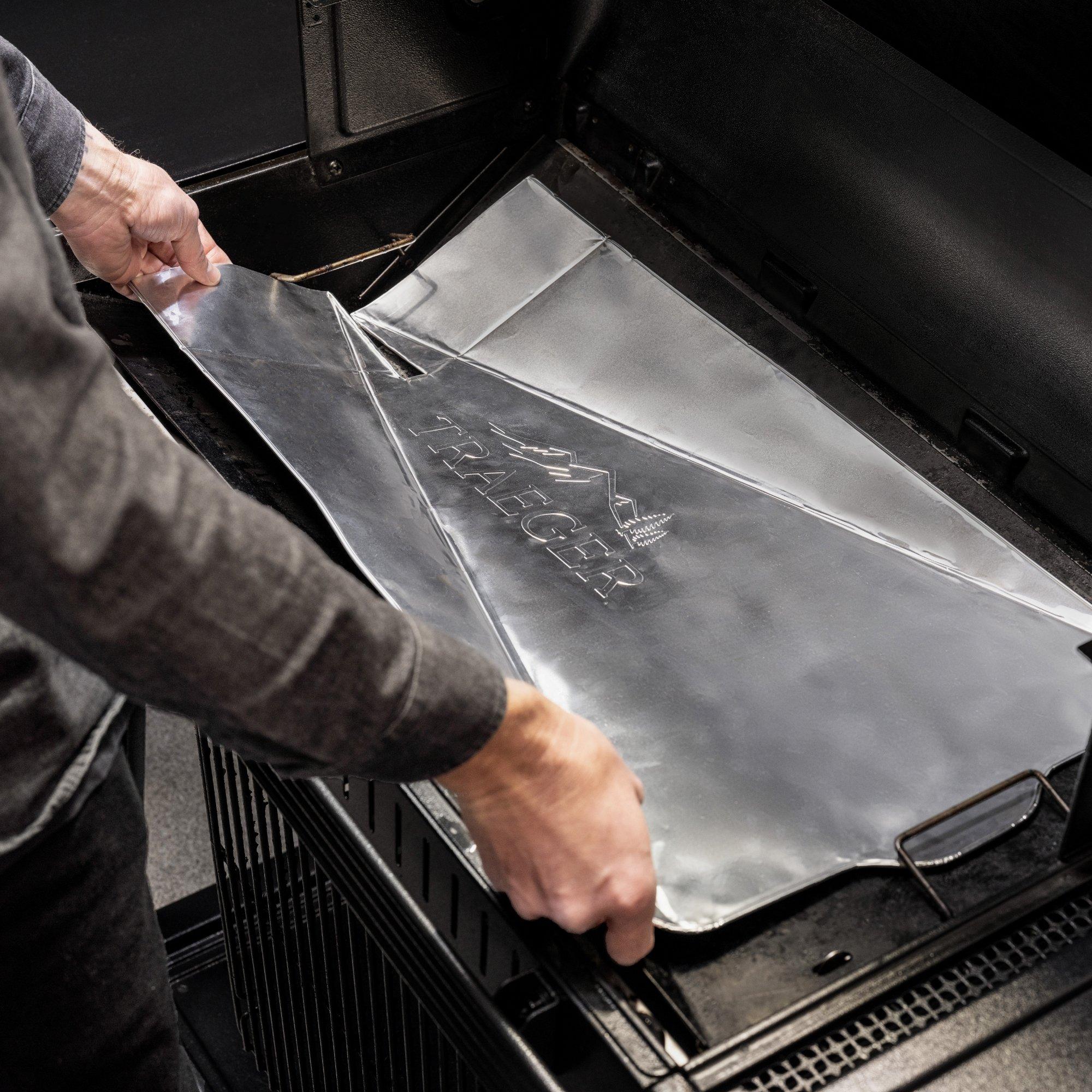 Traeger Woodridge Grill Drip Tray Liners 5 Pack - Traeger Grills