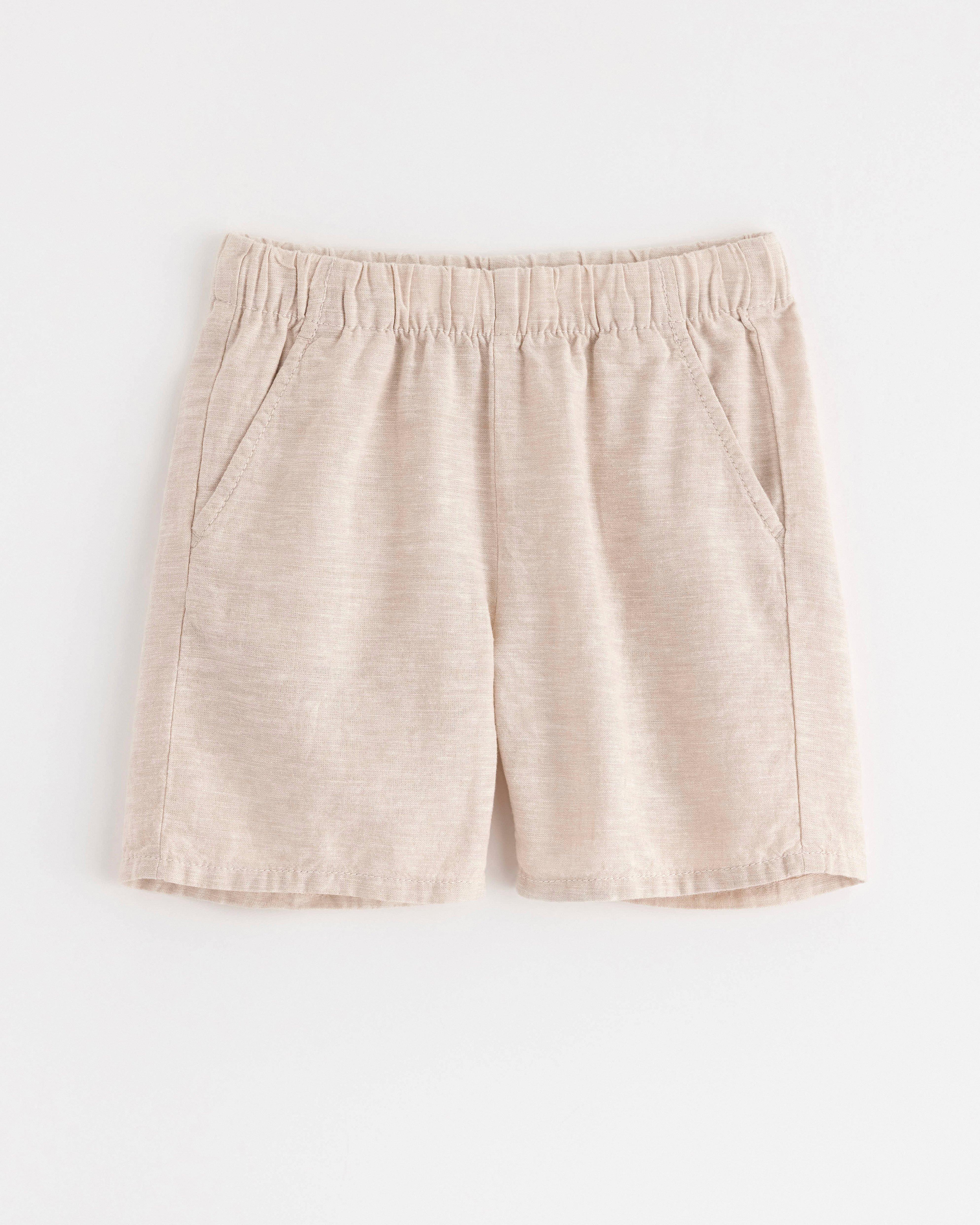 Shorts i linneblandning | Lindex