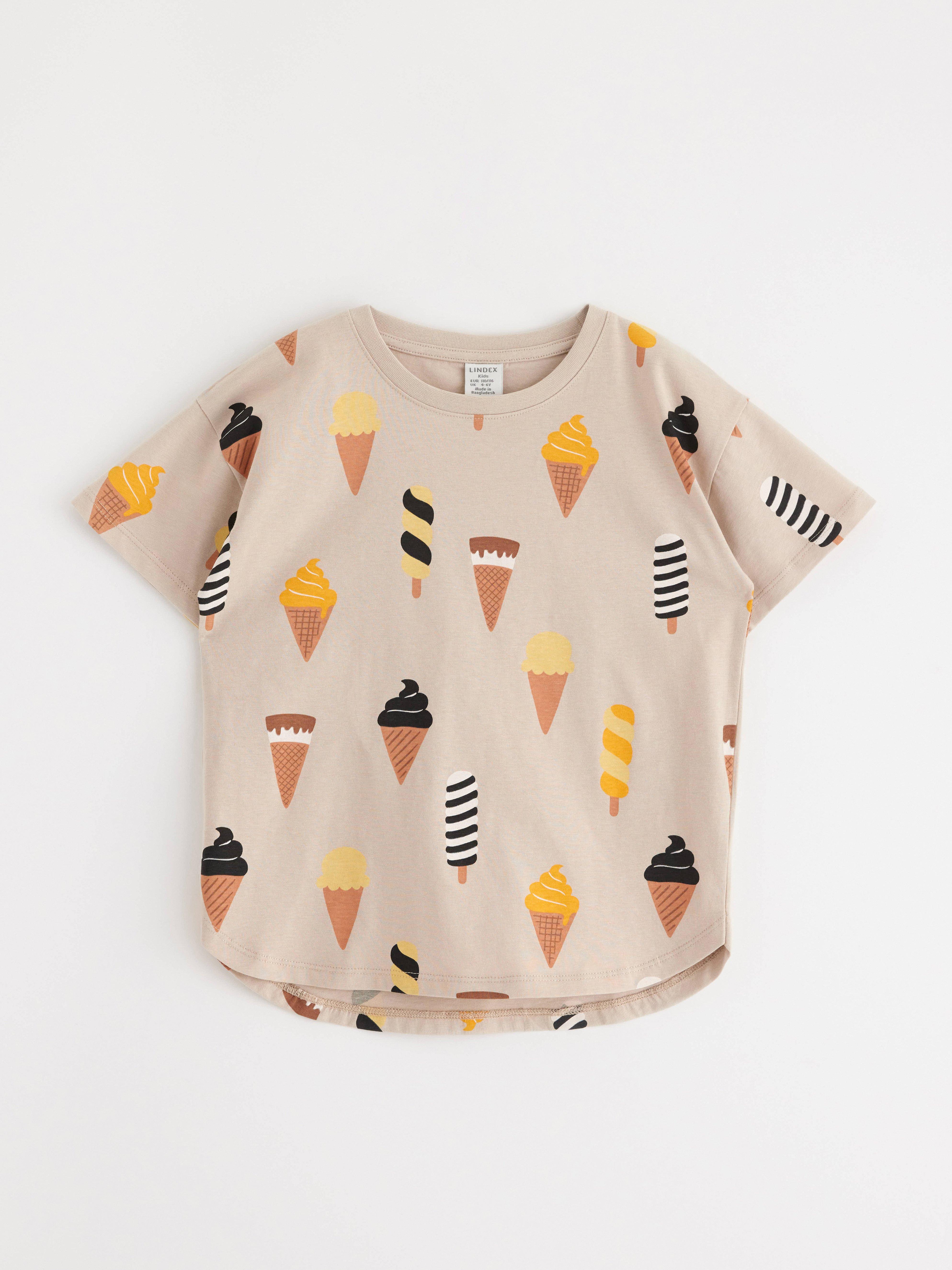 T-shirt with ice creams | Lindex