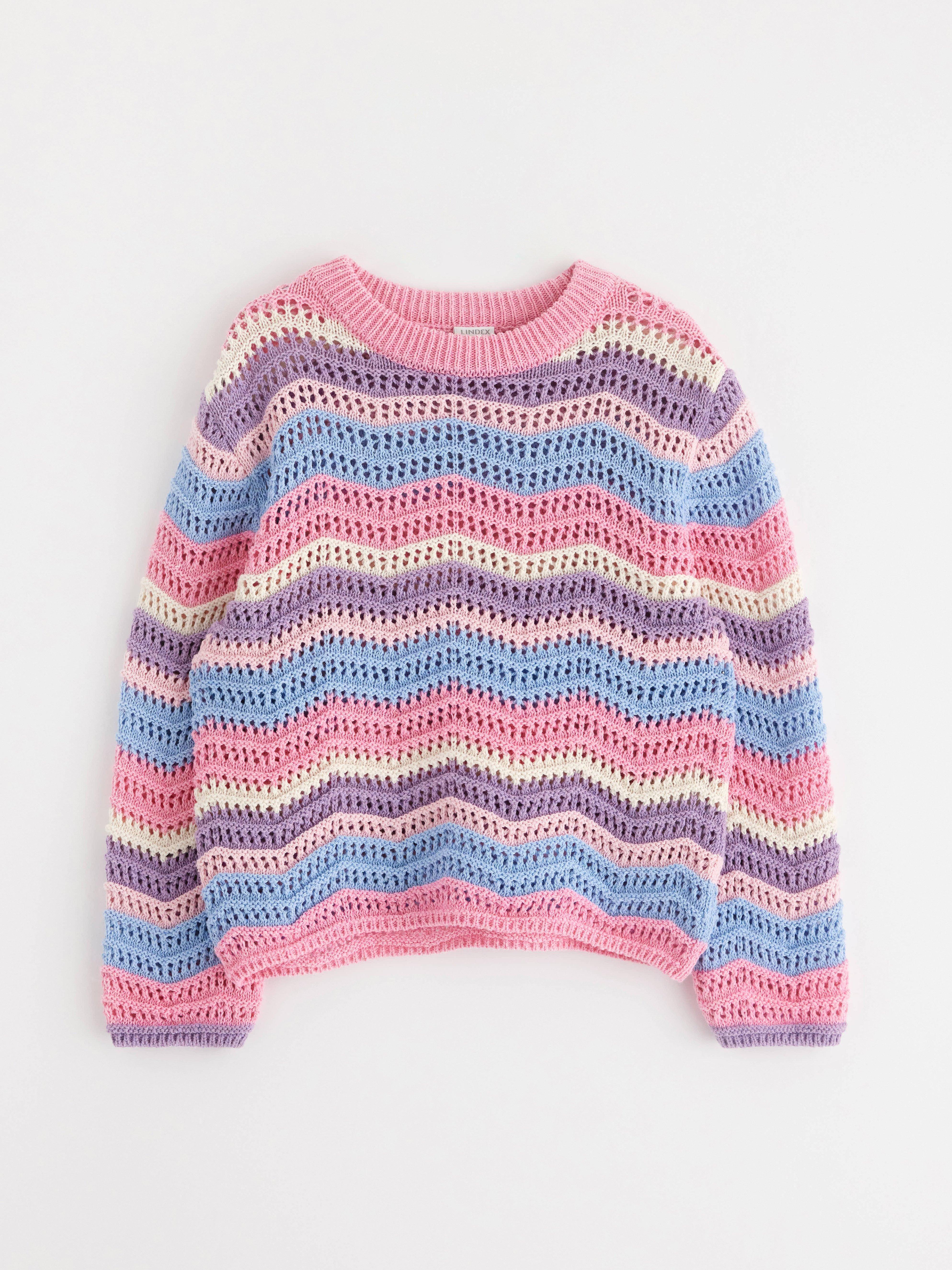 Pattern knit jumper | Lindex