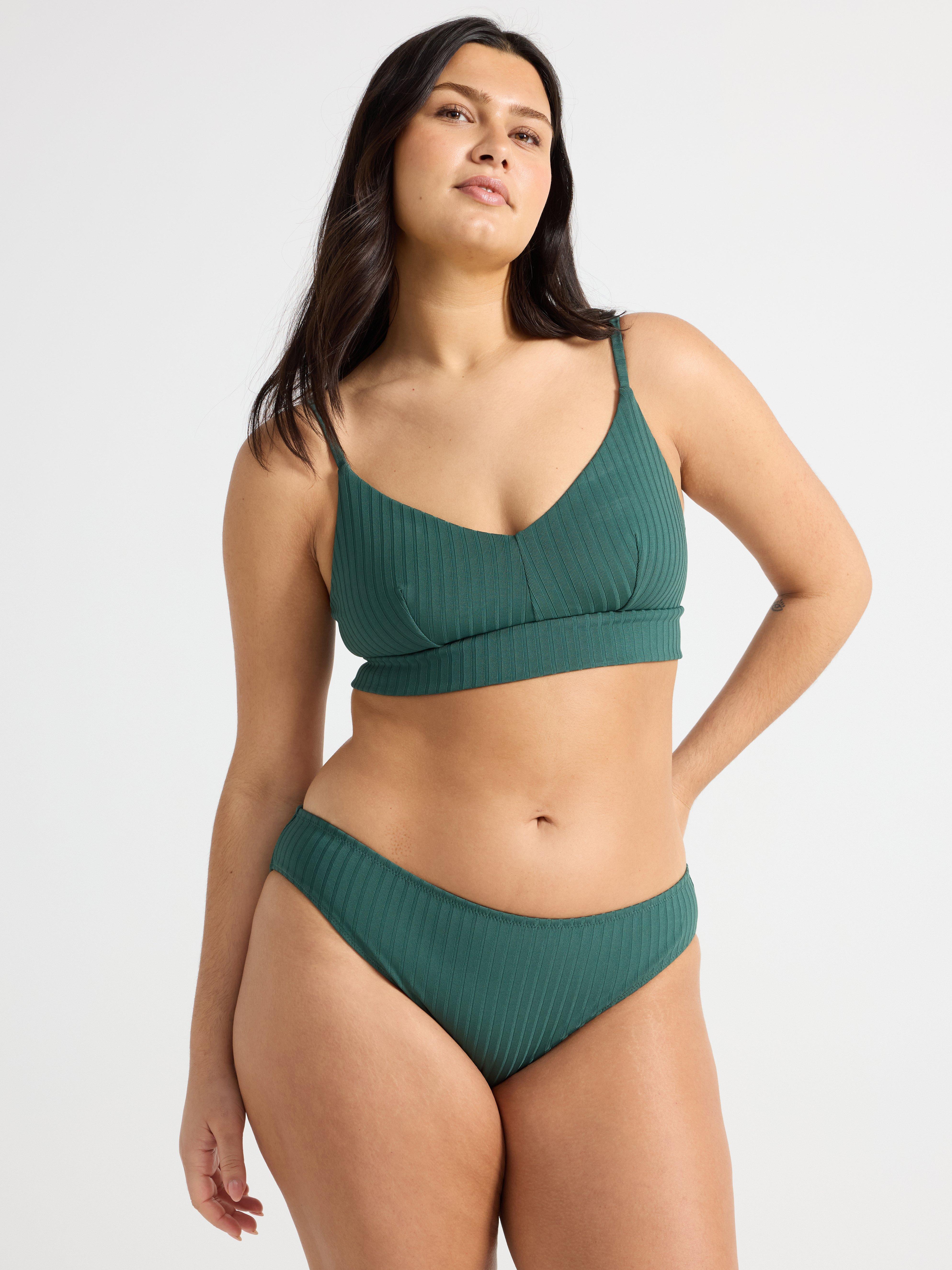 Ribbed bikini bottom | Lindex