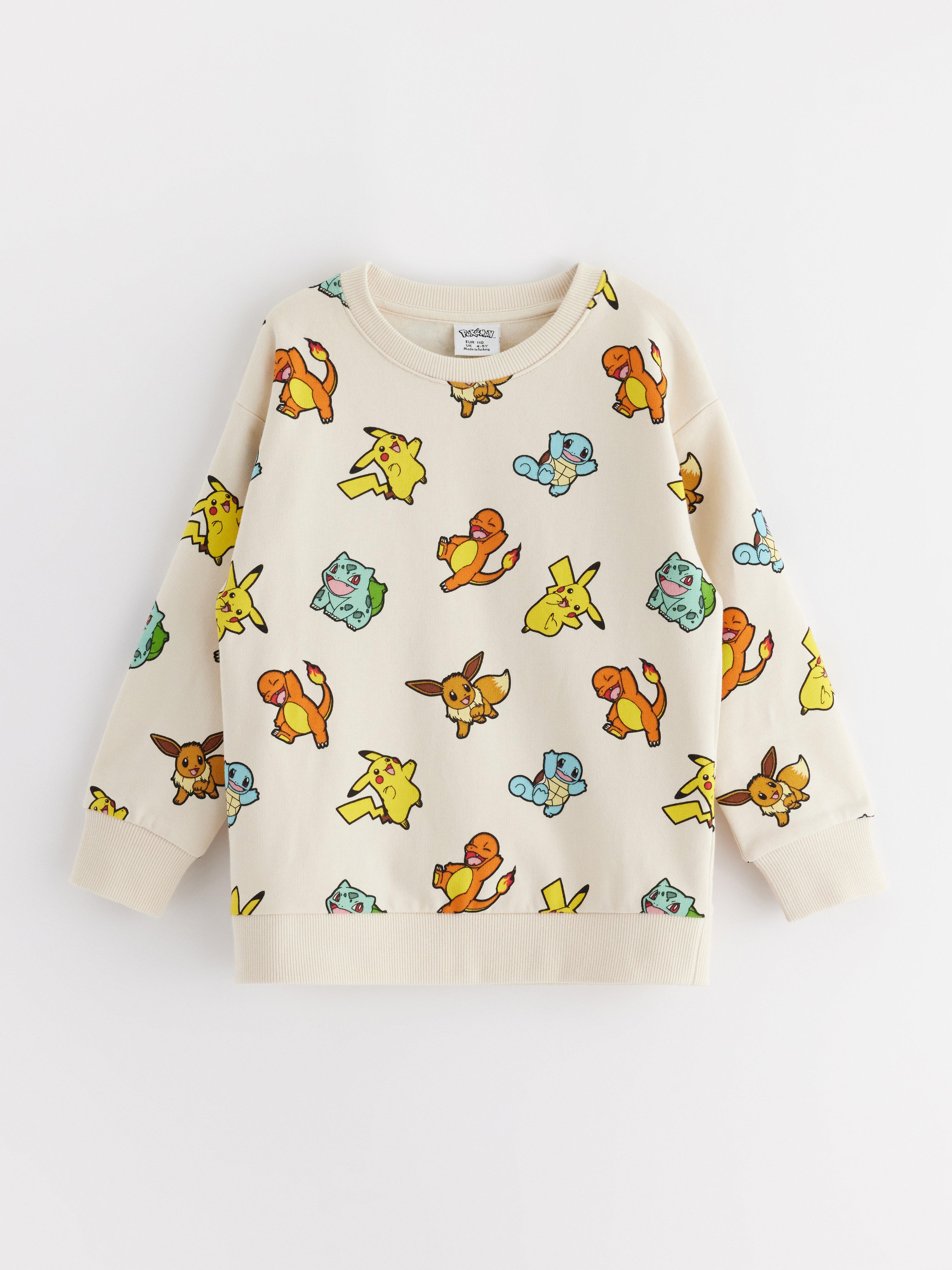 Pokémon collegegenser med föret innside | Lindex