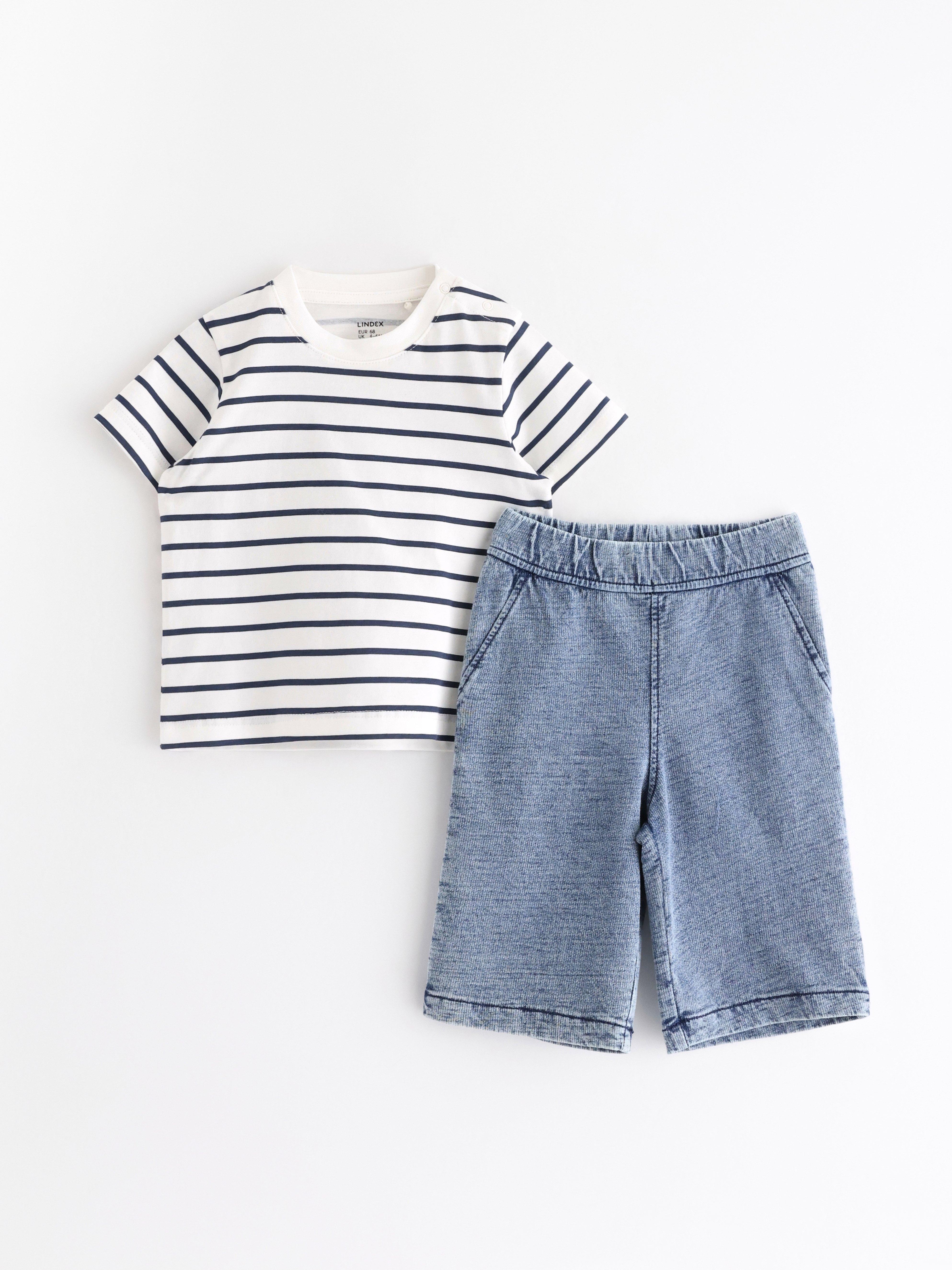 2-pack set i velour | Lindex