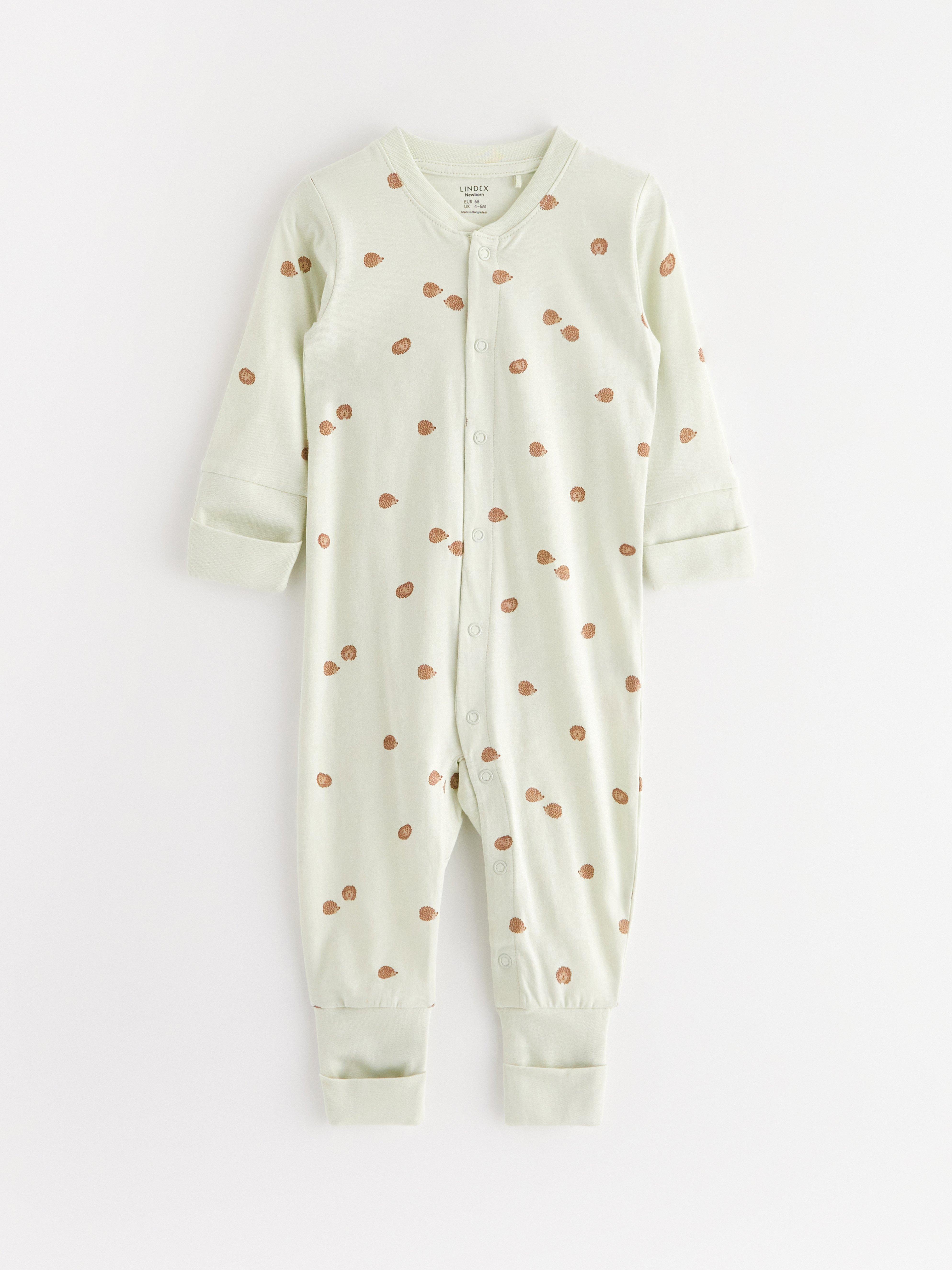 Pyjamas med foldbare mansjetter | Lindex
