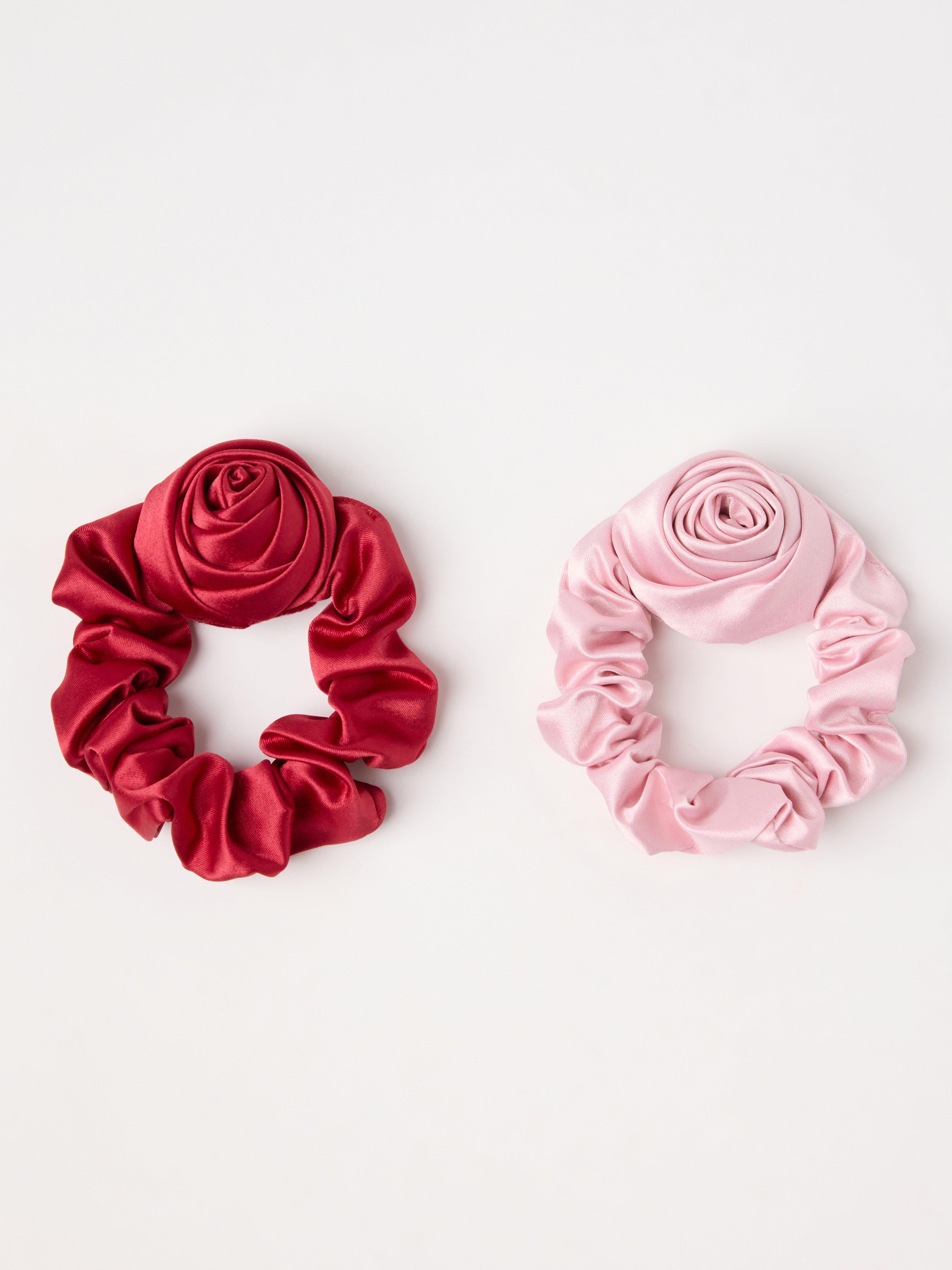 2-pakning scrunchie i sateng | Lindex
