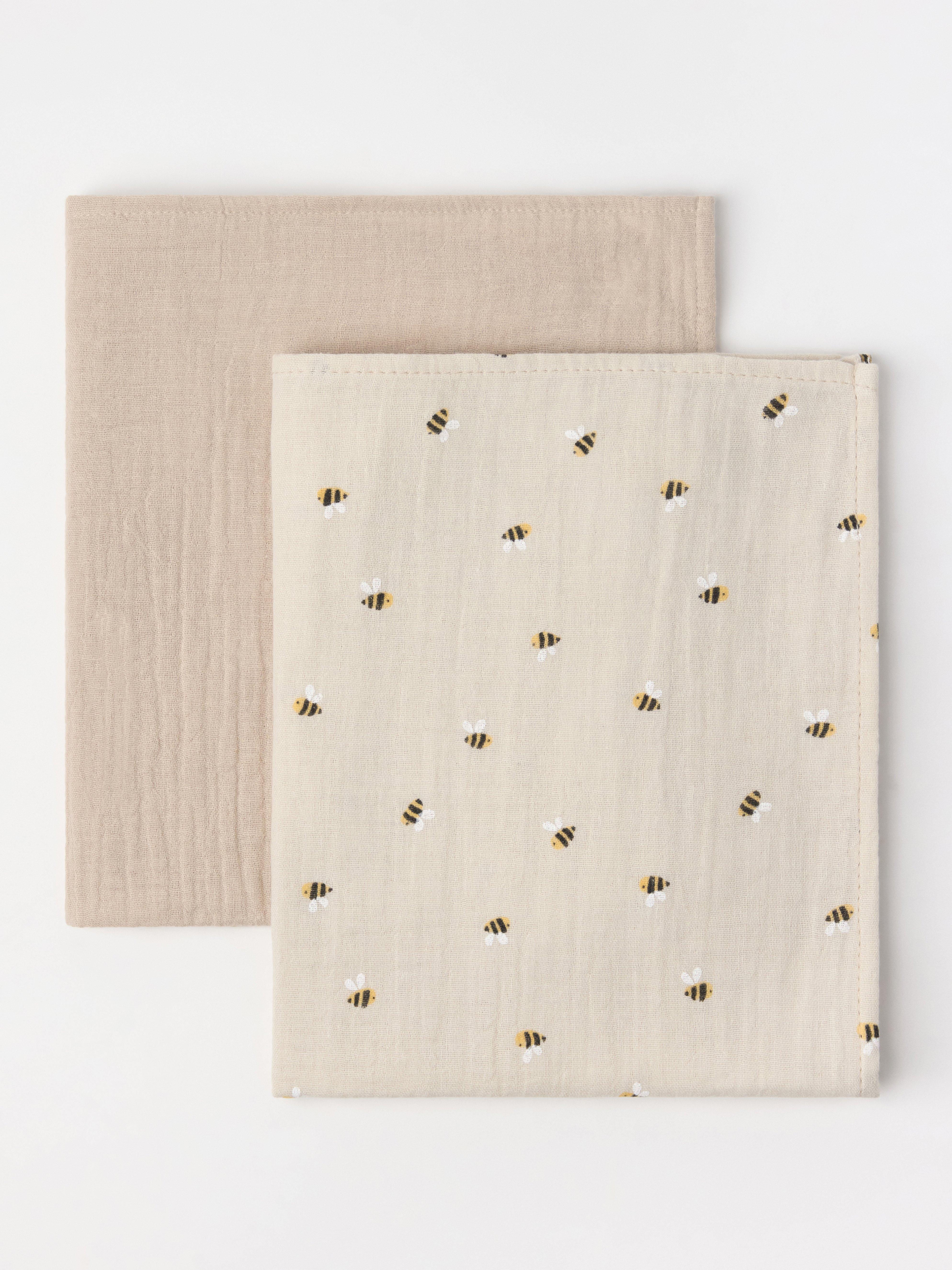 2-pack snuttefilt i bomullsmuslin | Lindex